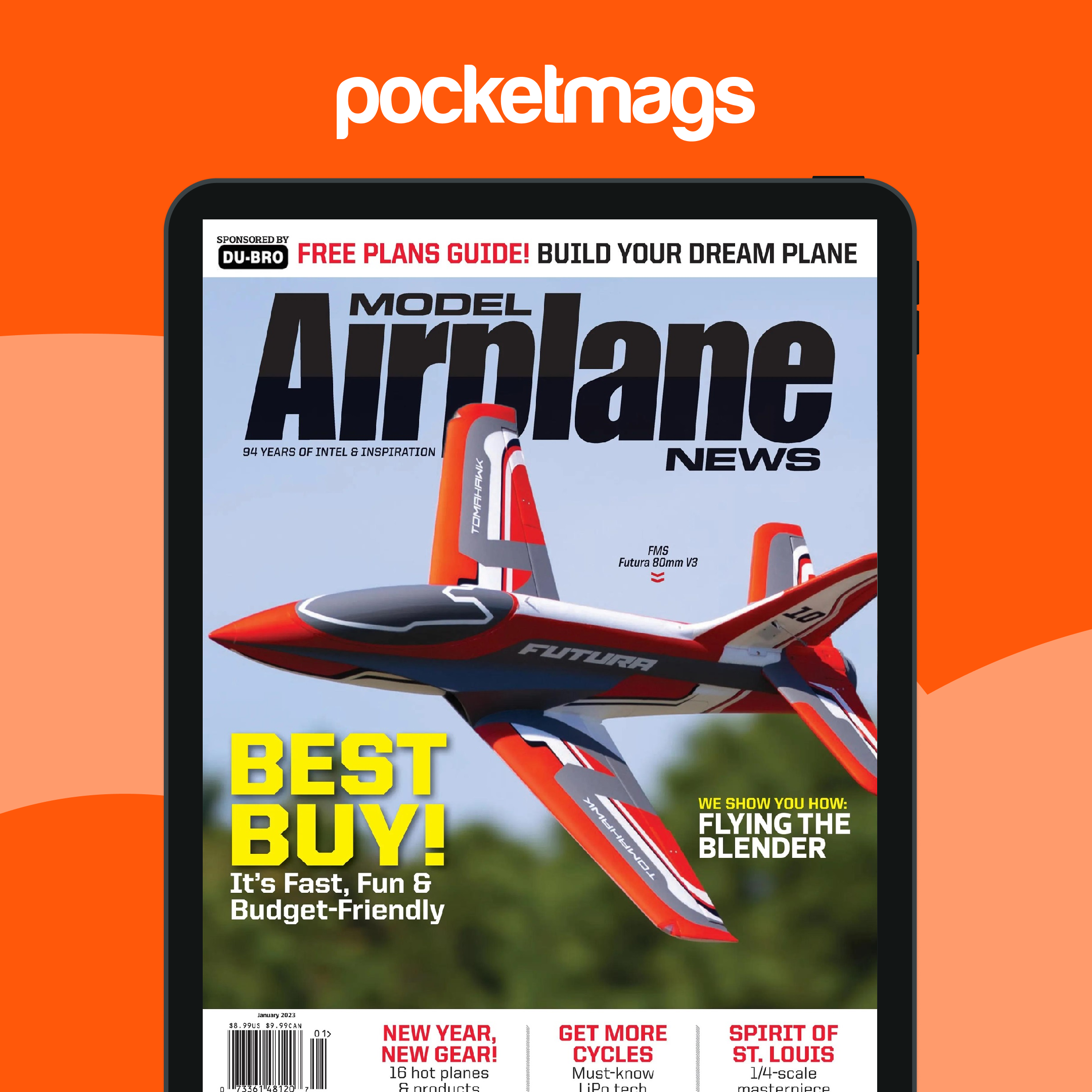Model Airplane News Magazine - January 2023 Back Issue