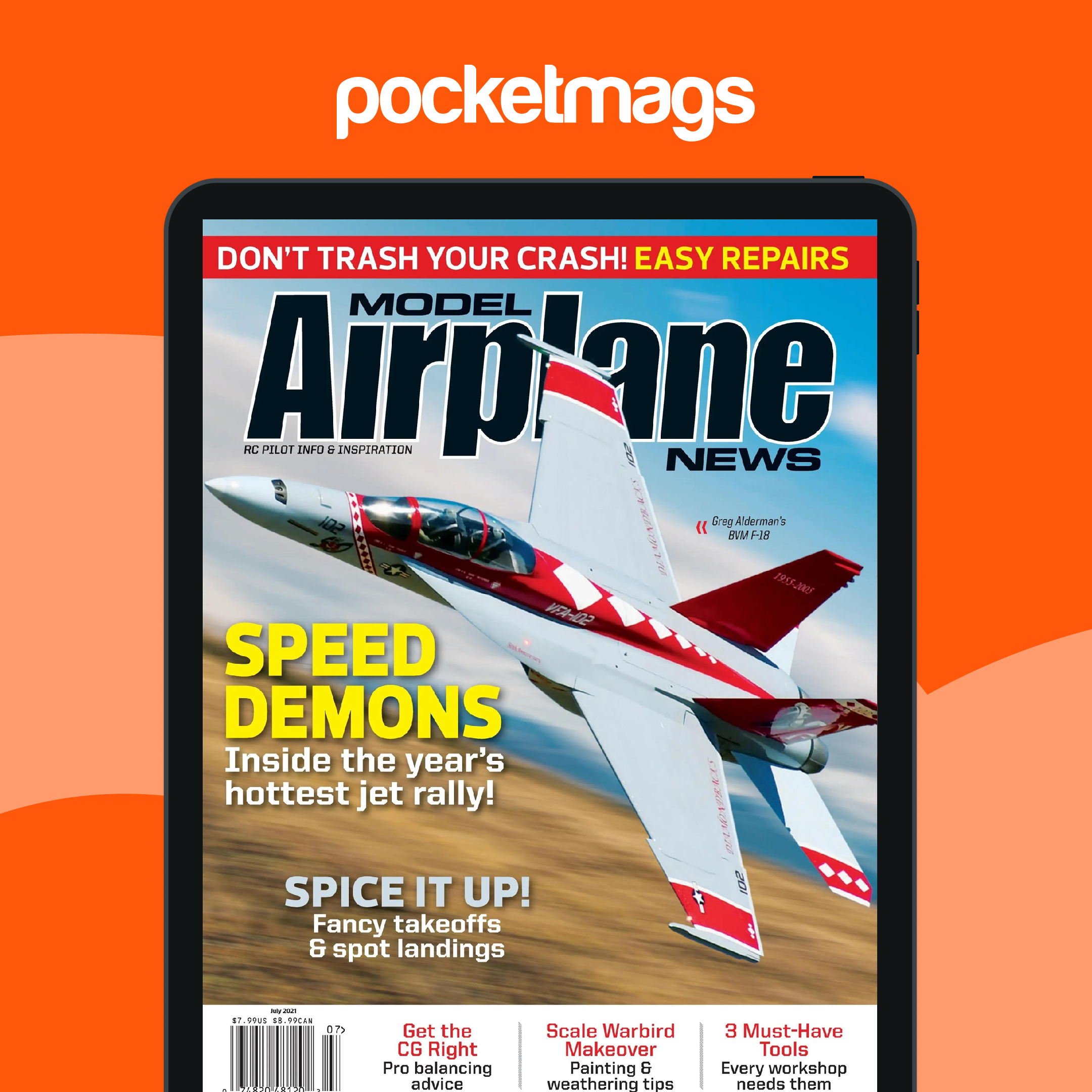 Model Airplane News Magazine - July 2021 Back Issue