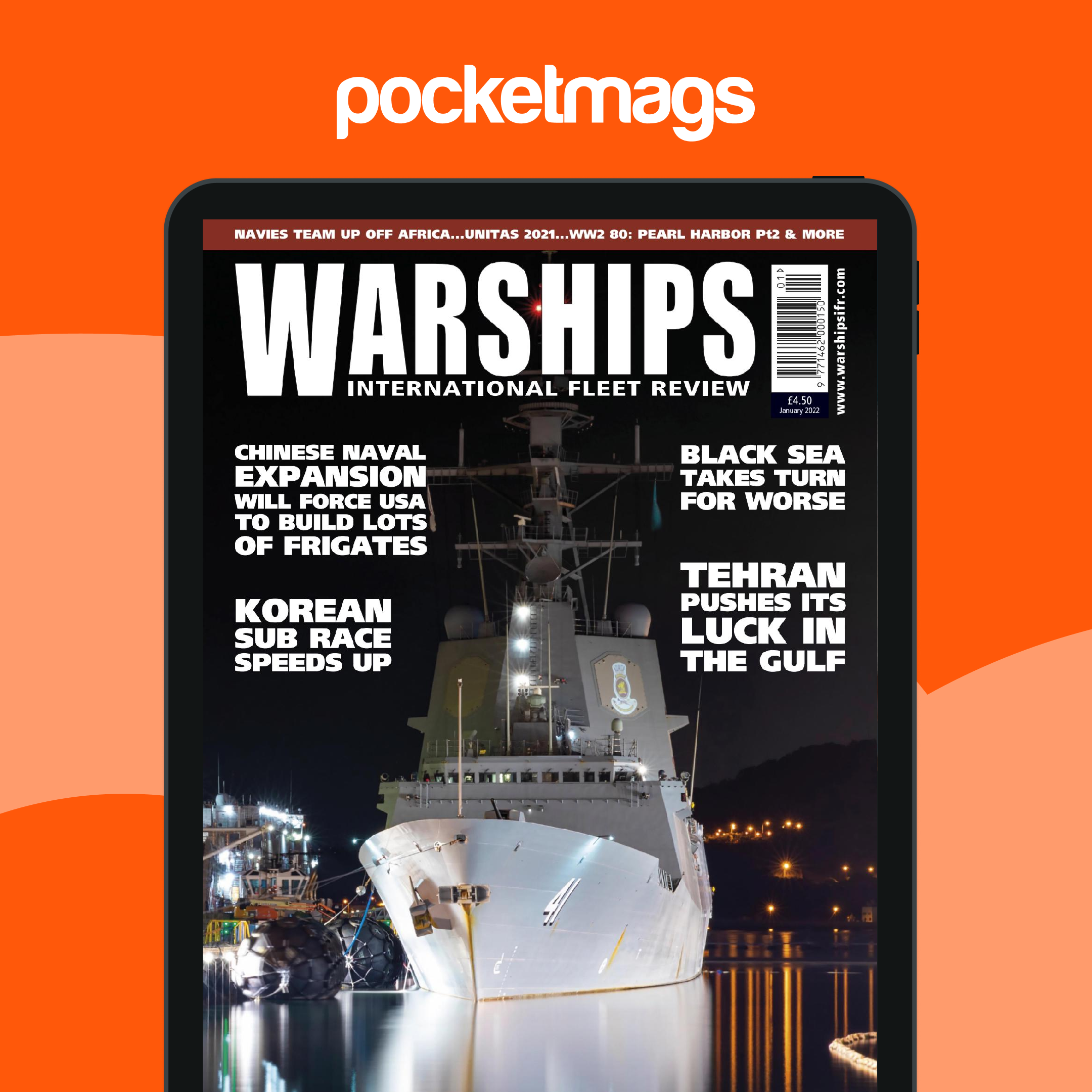Warships International Fleet Review Magazine - Jan-22 Back Issue