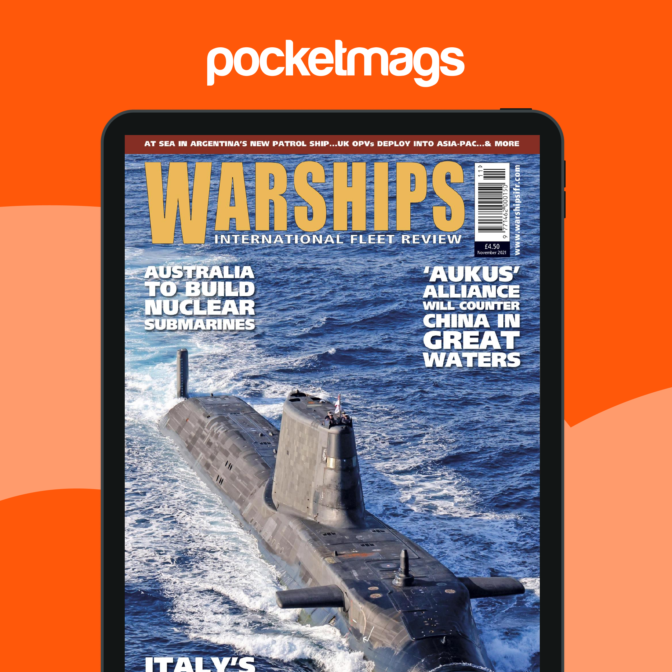 Warships International Fleet Review Magazine - Nov-21 Back Issue