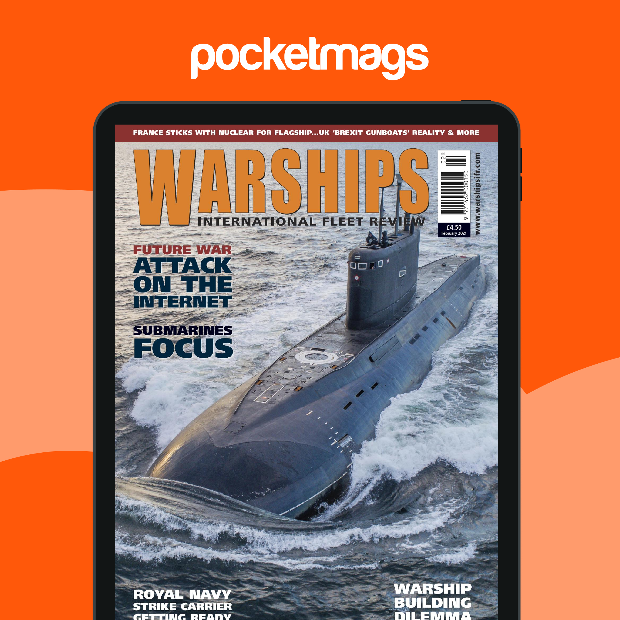 Warships International Fleet Review Magazine - Feb-21 Back Issue