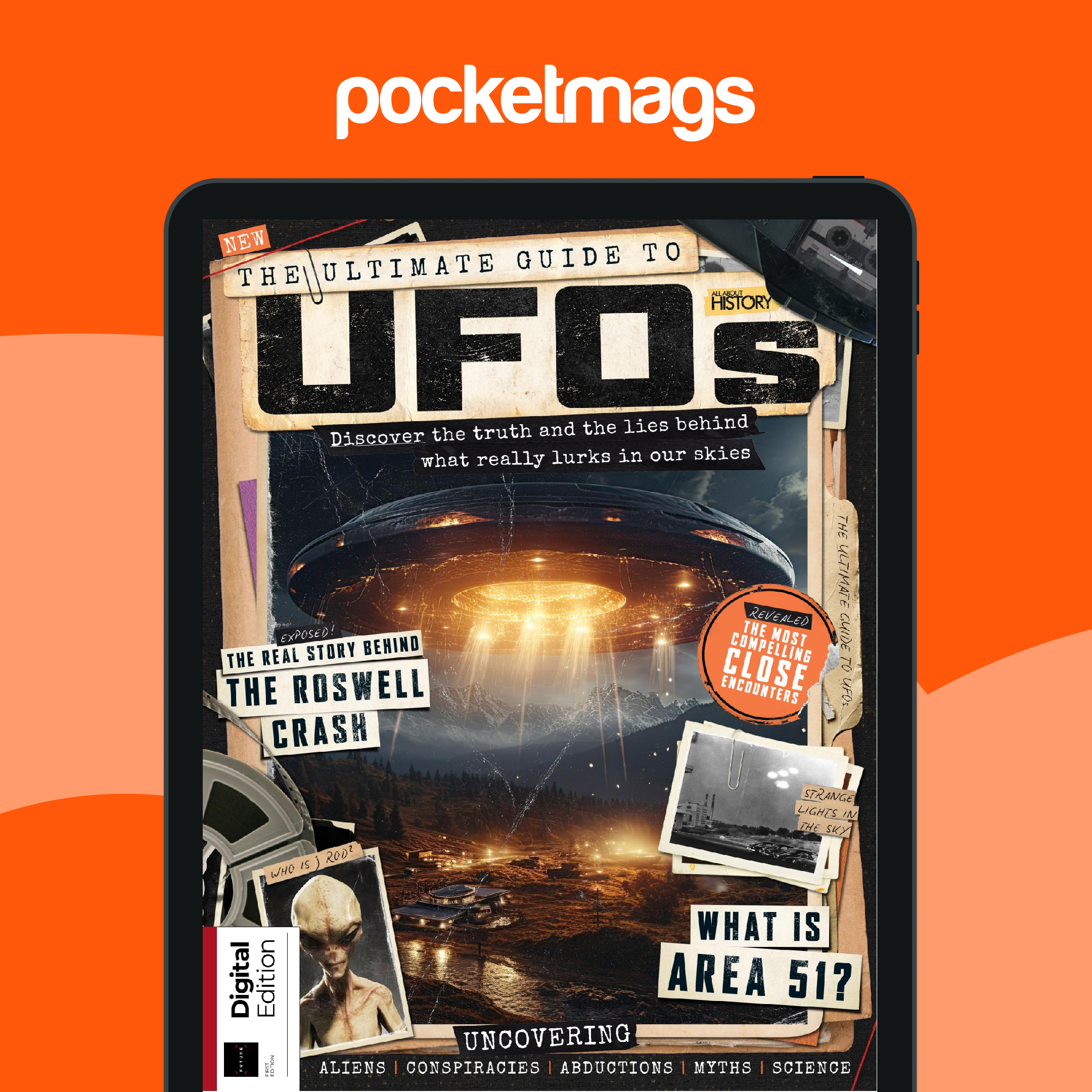 About History Bookazine - Ult. Guide to UFOs First Edition Zurück Ausgabe