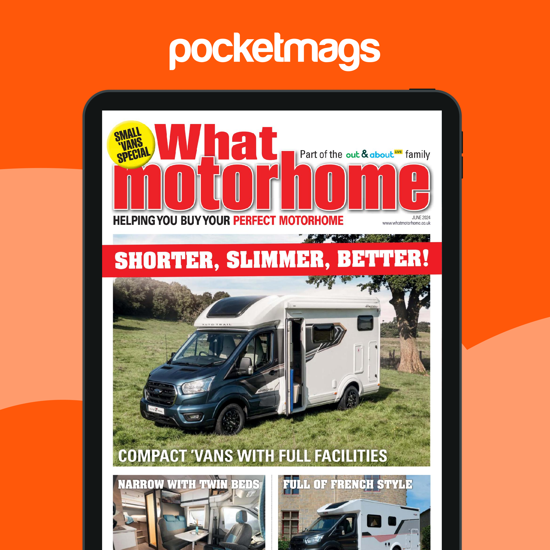 What Motorhome magazine - June 2024 - Compact 'vans issue Back Issue