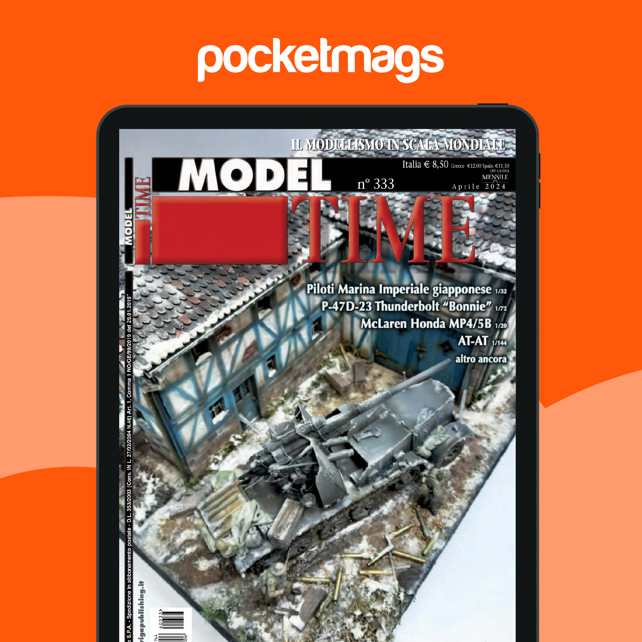 Model Time Magazine - 333 aprile Back Issue