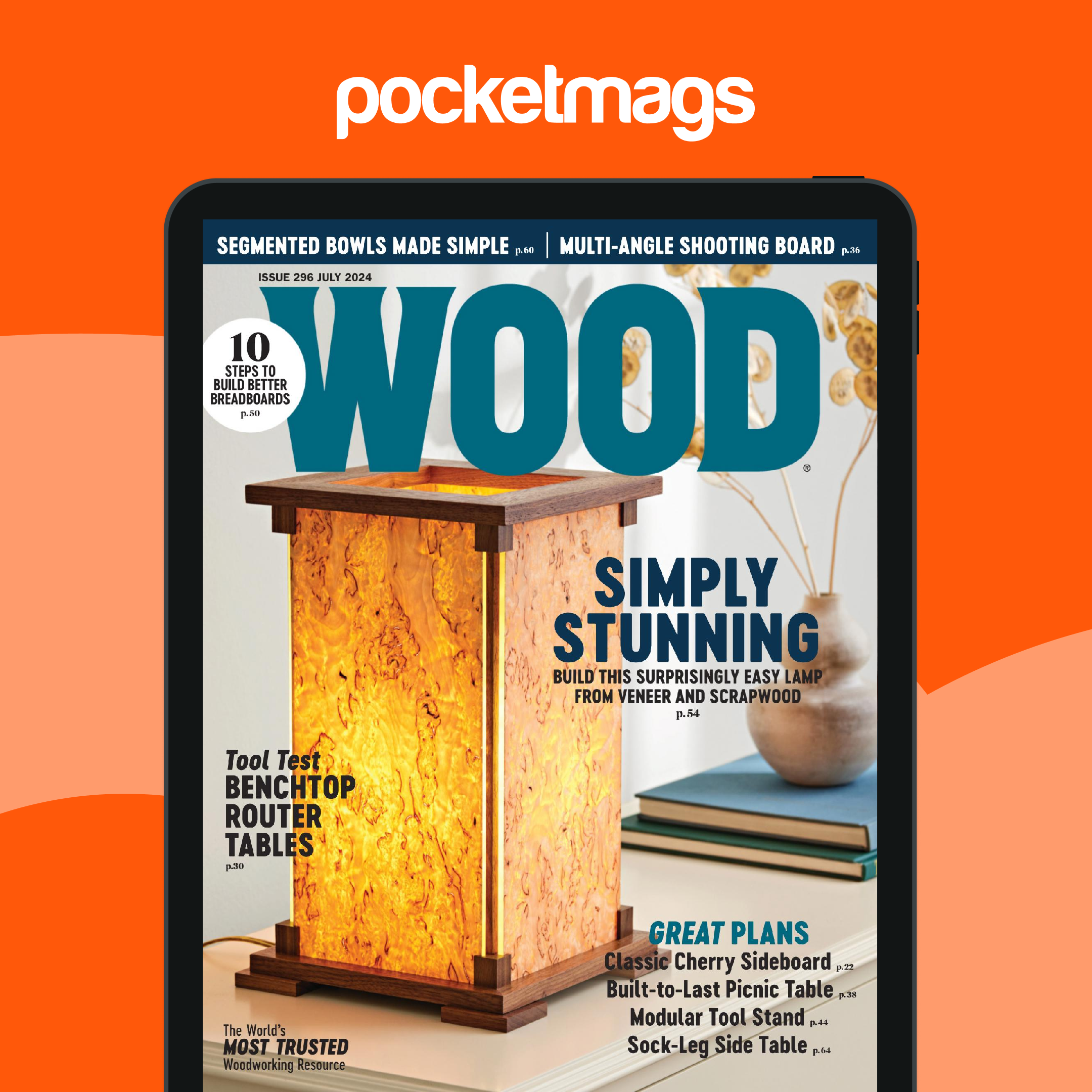 Wood Magazine - July 2024 Back Issue
