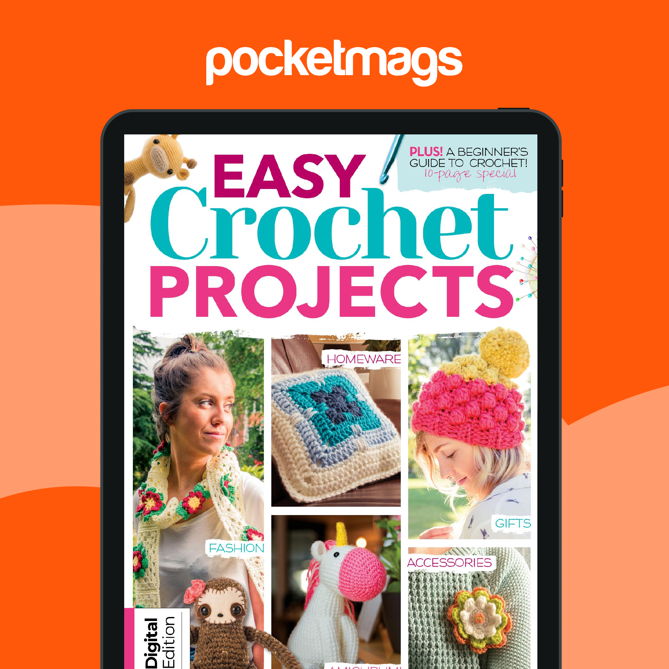 Home Interests Bookazine - Easy Crochet Projects Sixth Edition Back Issue
