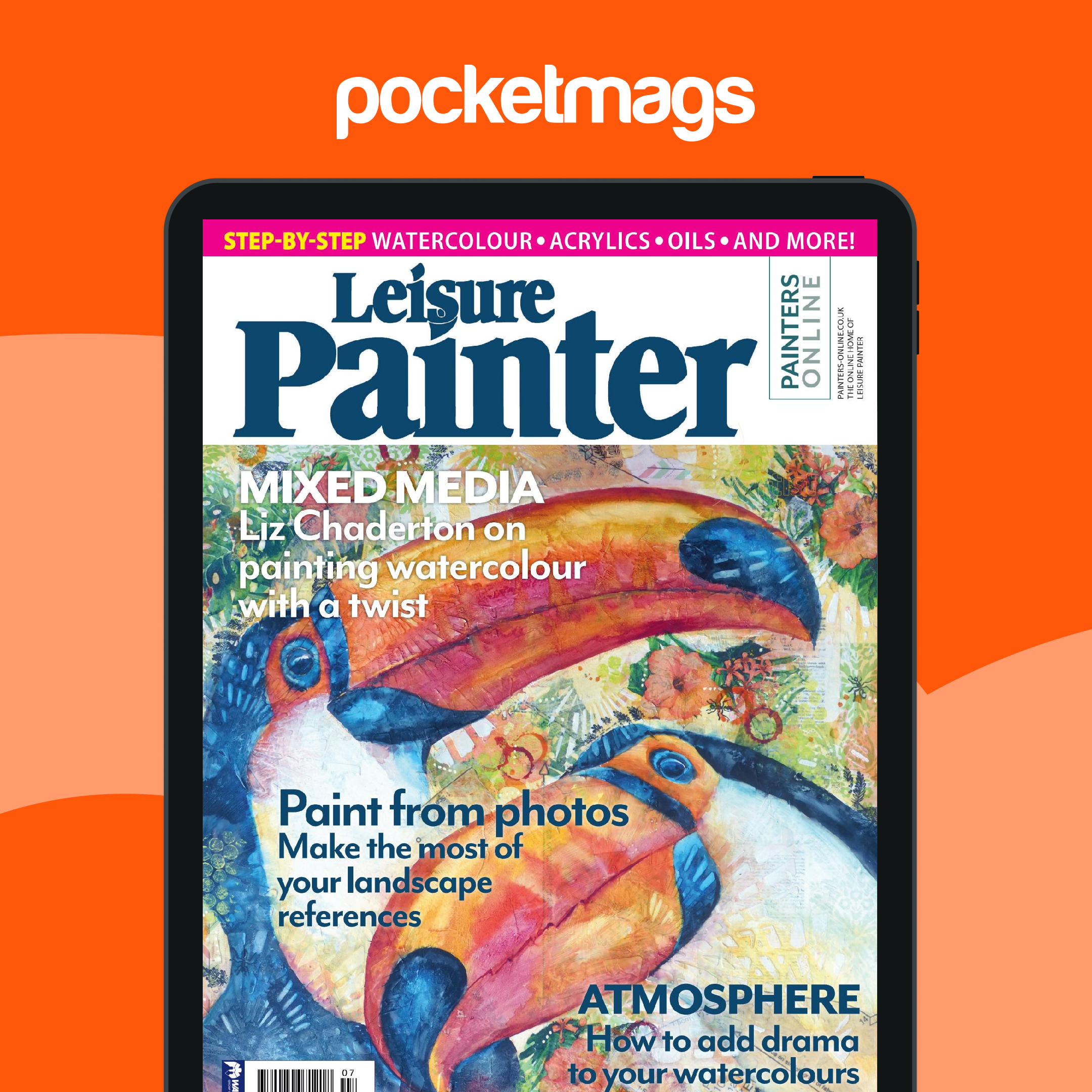 Leisure Painter & The Artist Magazine - July 2024 Back Issue