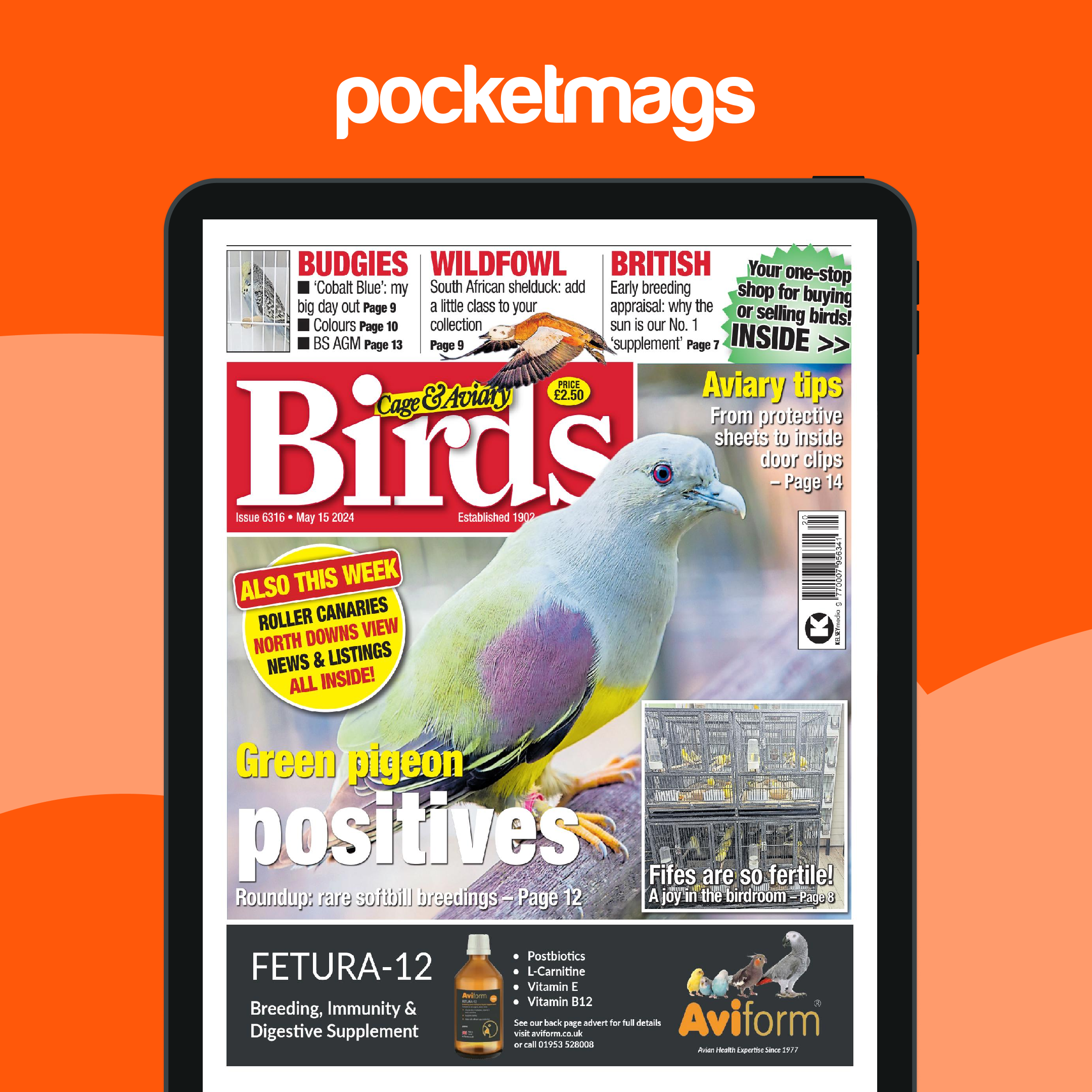 Cage & Aviary Birds Magazine - 15-May-24 Back Issue