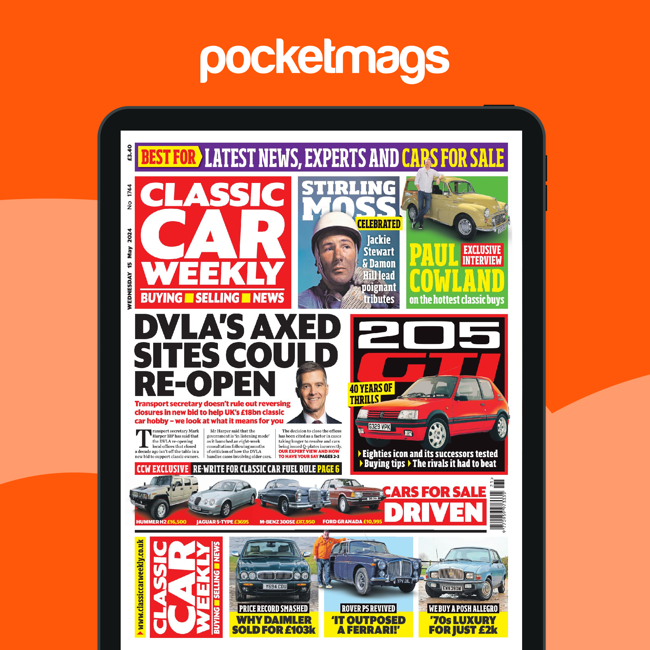 Classic Car Weekly Magazine - 15-May-2024 Edição anterior