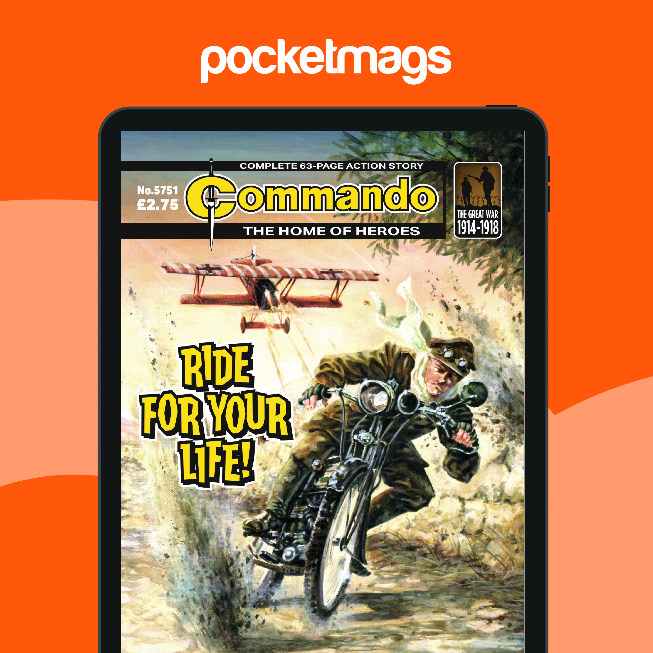 Commando Magazine - 5751 Back Issue