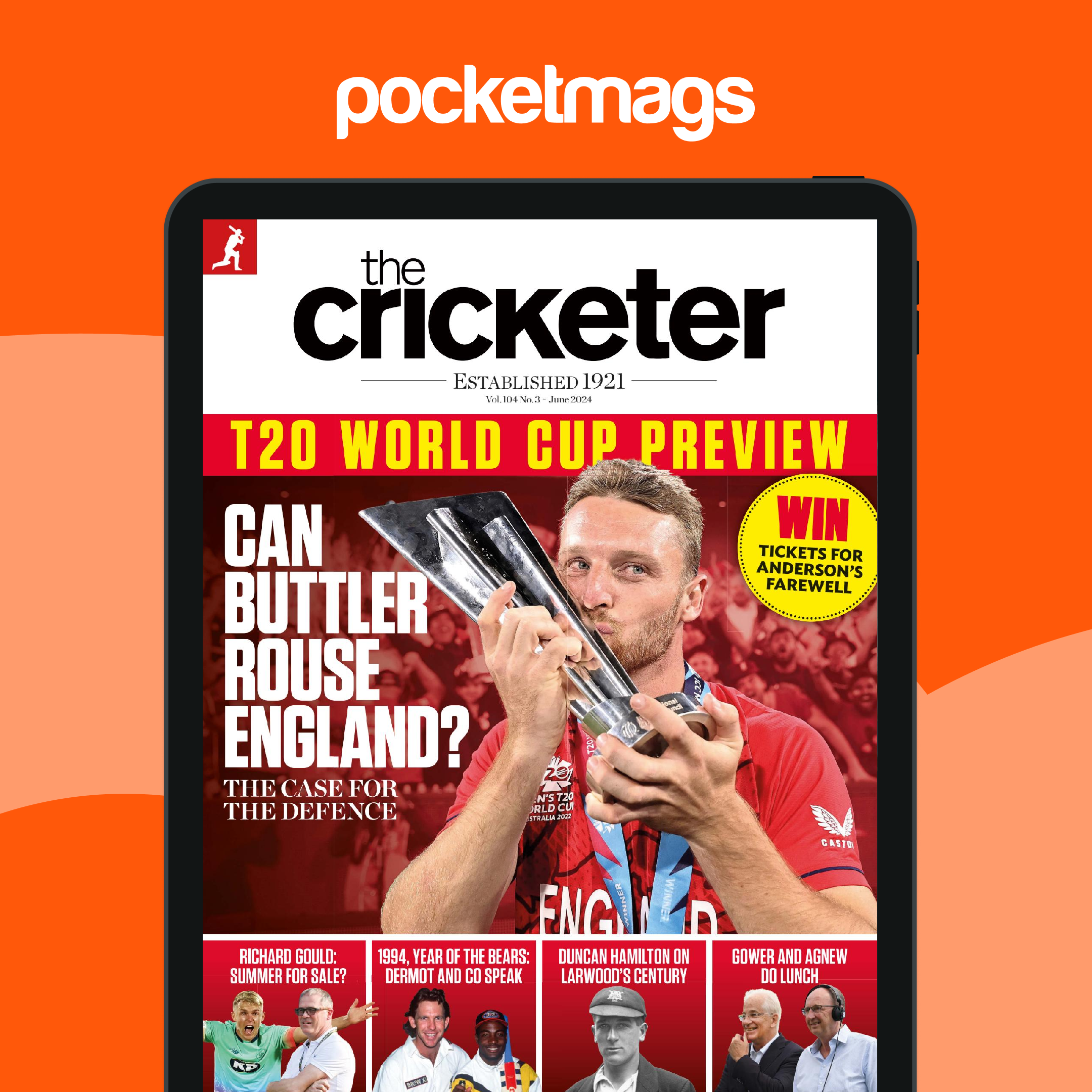 The Cricketer Magazine - June 2024 Back Issue
