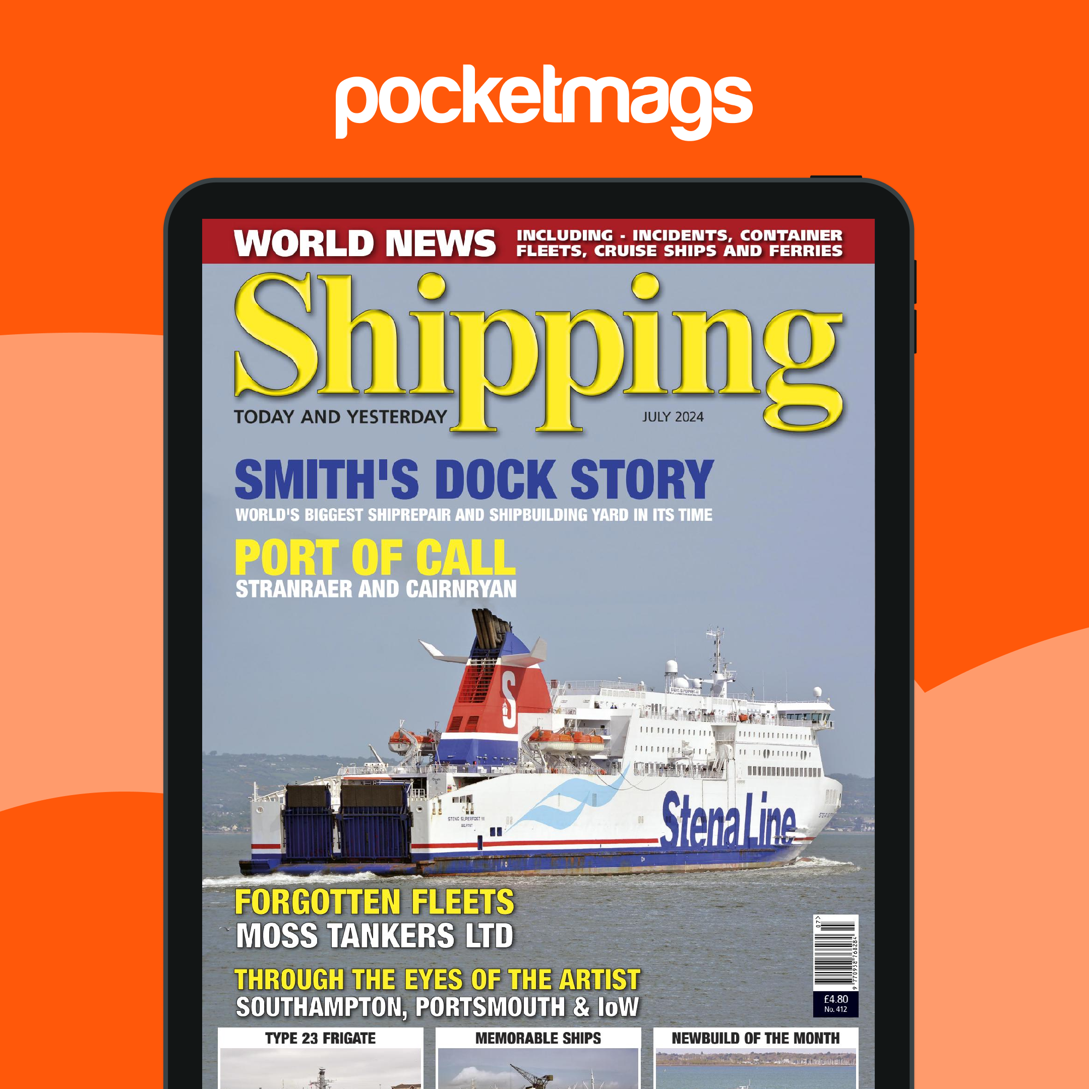 Shipping Today & Yesterday Magazine - July 2024 Back Issue