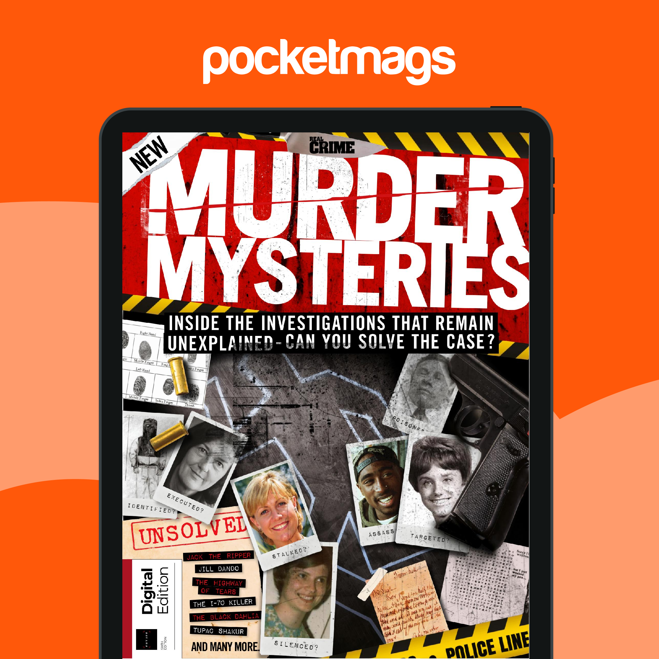 Real Crime Bookazine - Real Crime Murder Mysteries Sixth Edition Back Issue