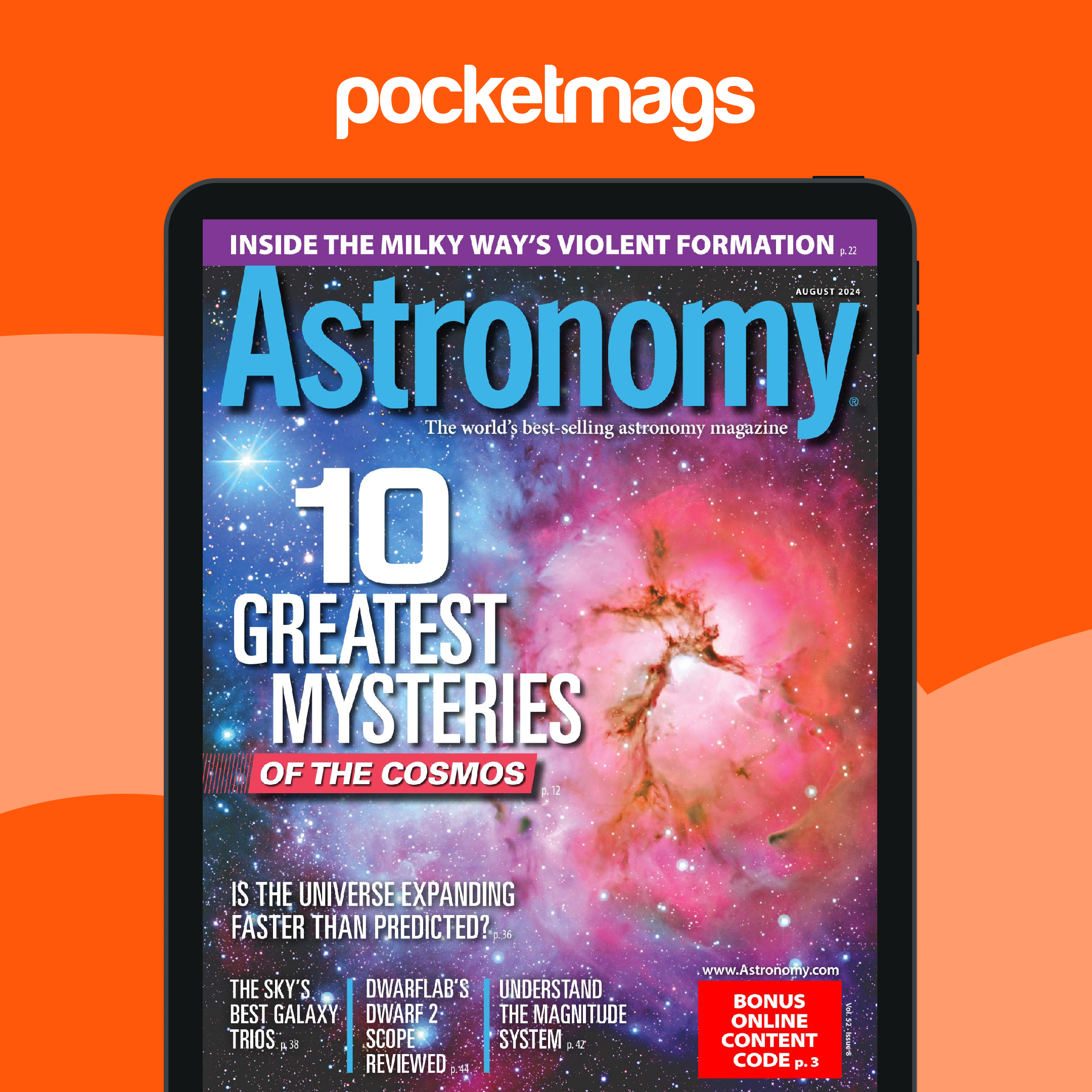 Astronomy Magazine Subscriptions and August 2024 Issue