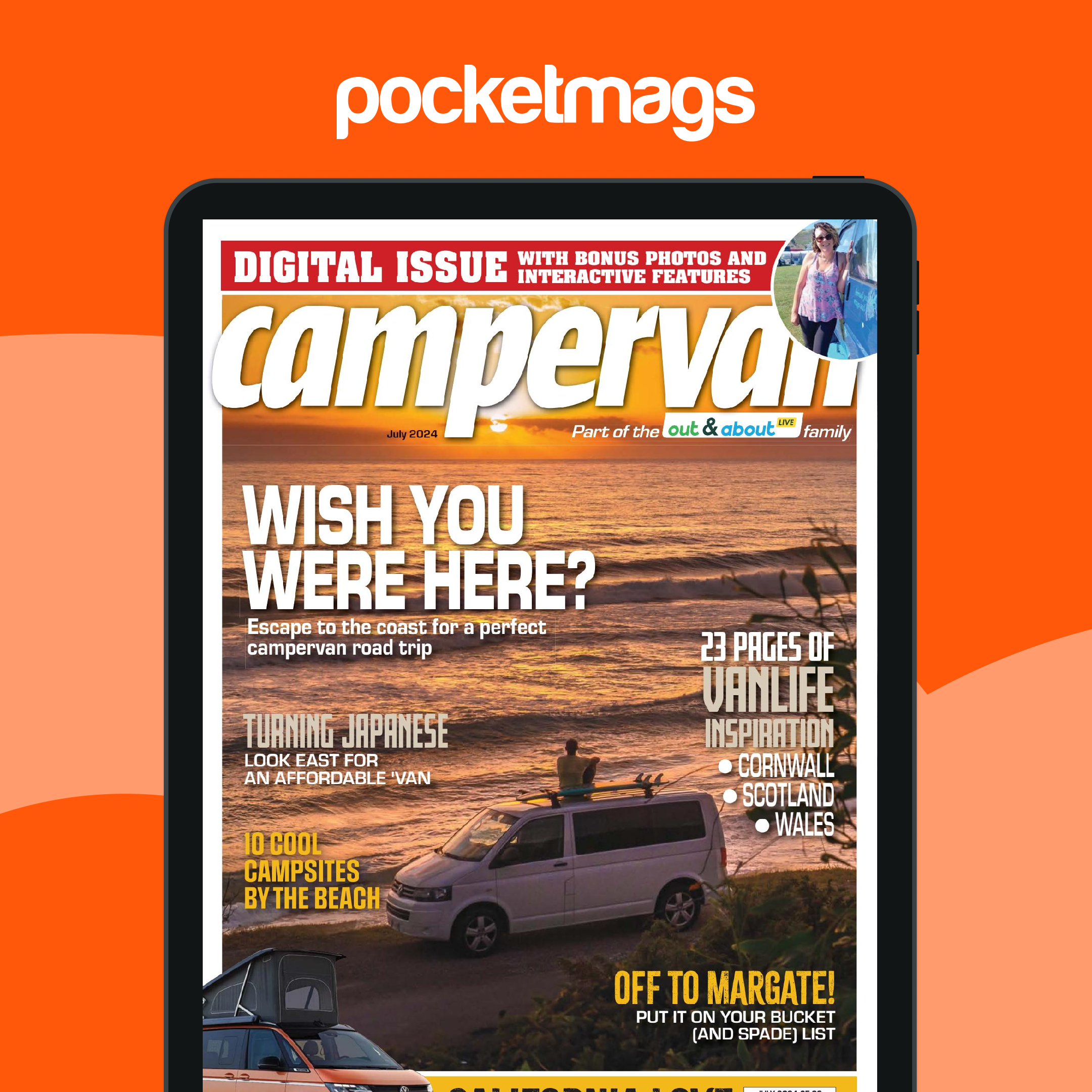 Campervan Magazine Subscriptions and July 2024 Issue