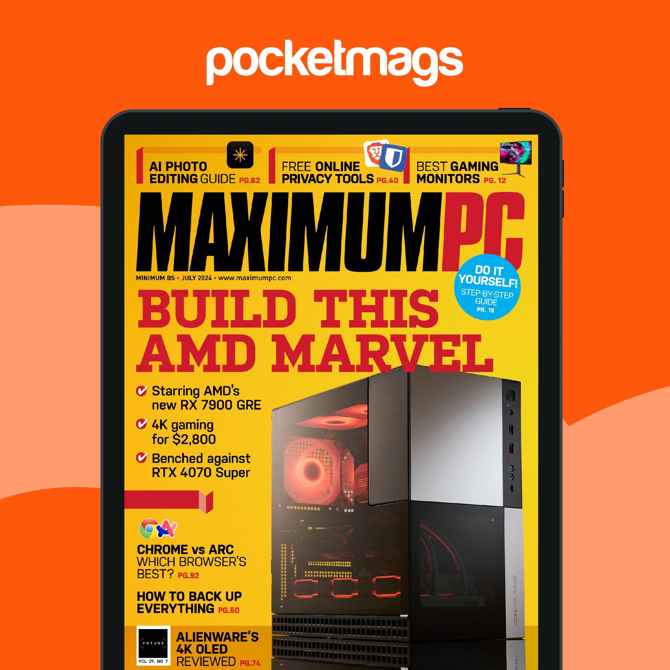 Maximum PC Magazine Subscriptions and July 2024 Issue
