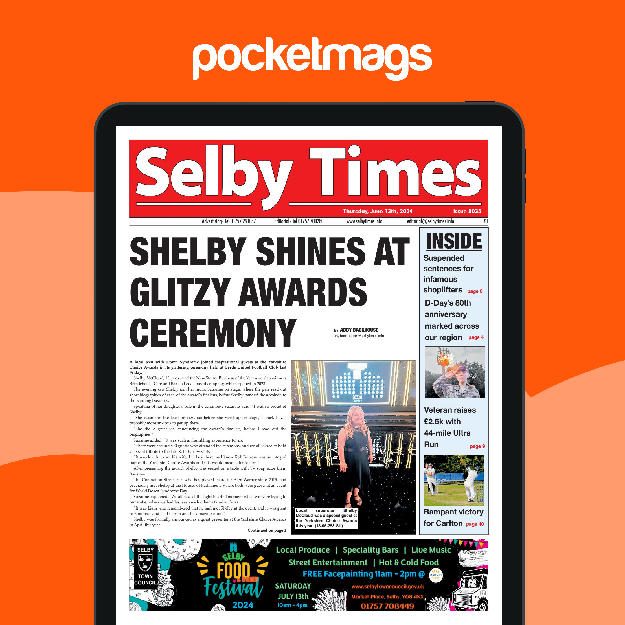 Selby Times Magazine - June 13th 2024 Back Issue