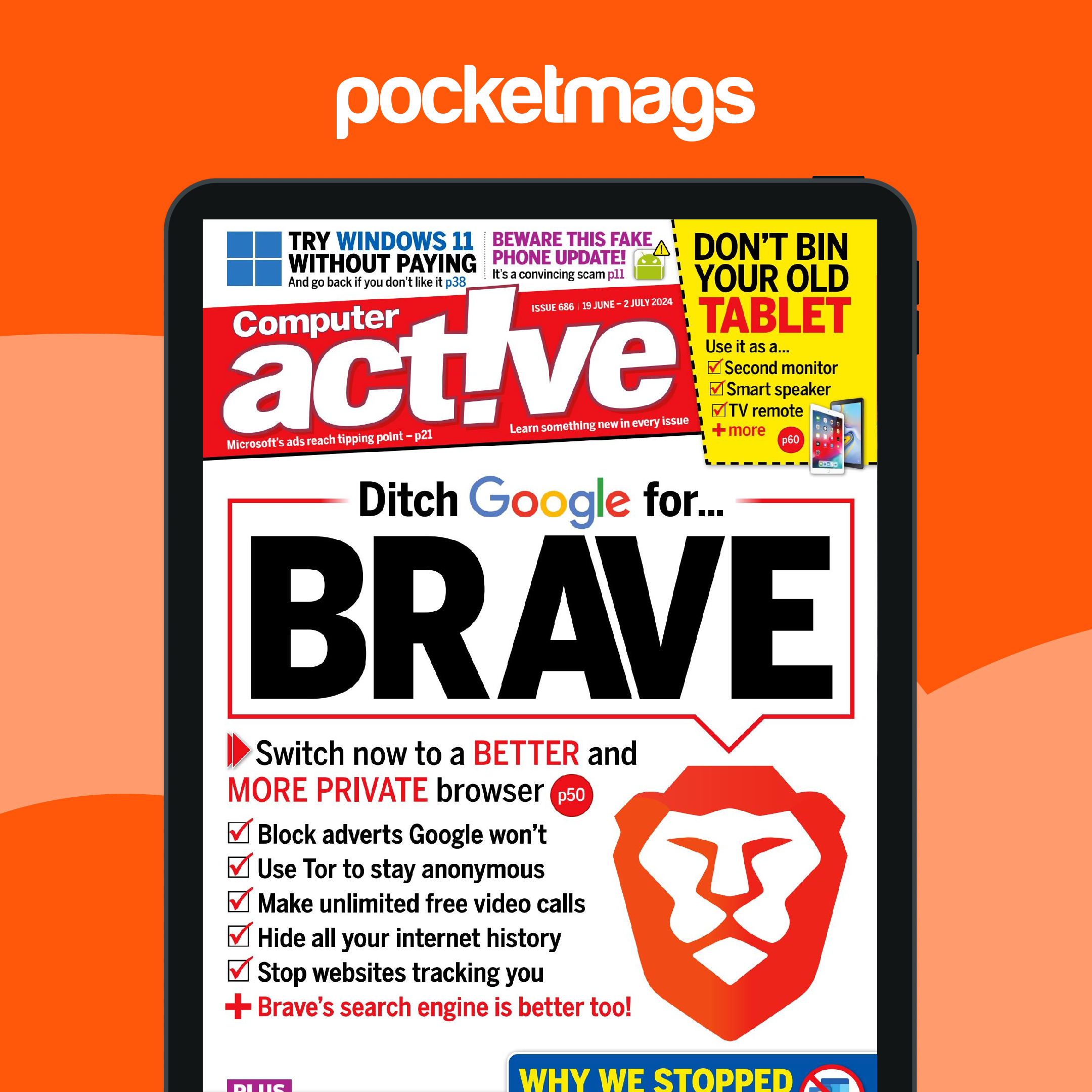 Computer Active Magazine Subscriptions and 686 Issue