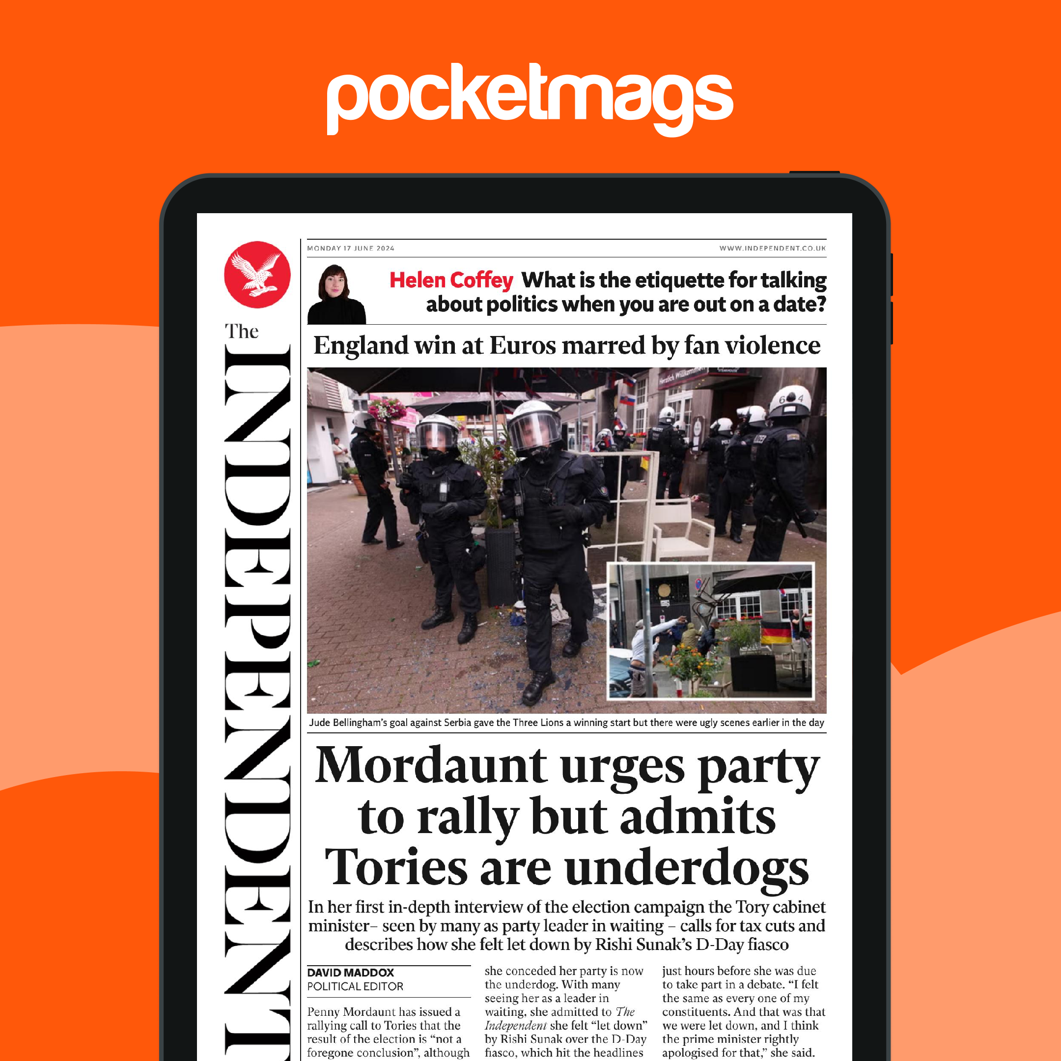 The Independent Daily Edition Newspaper - Monday, June 17, 2024 Back Issue