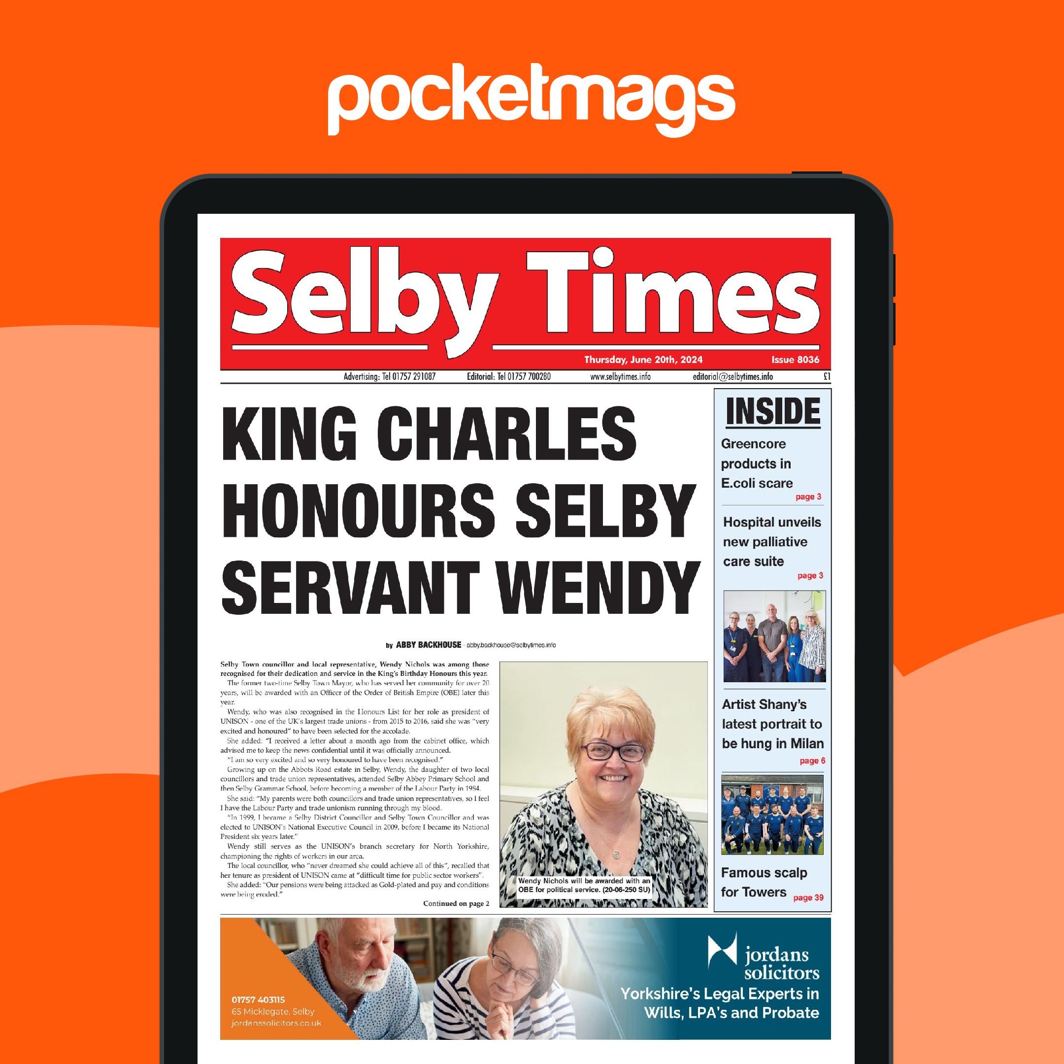 Selby Times Magazine - June 20th 2024 Back Issue