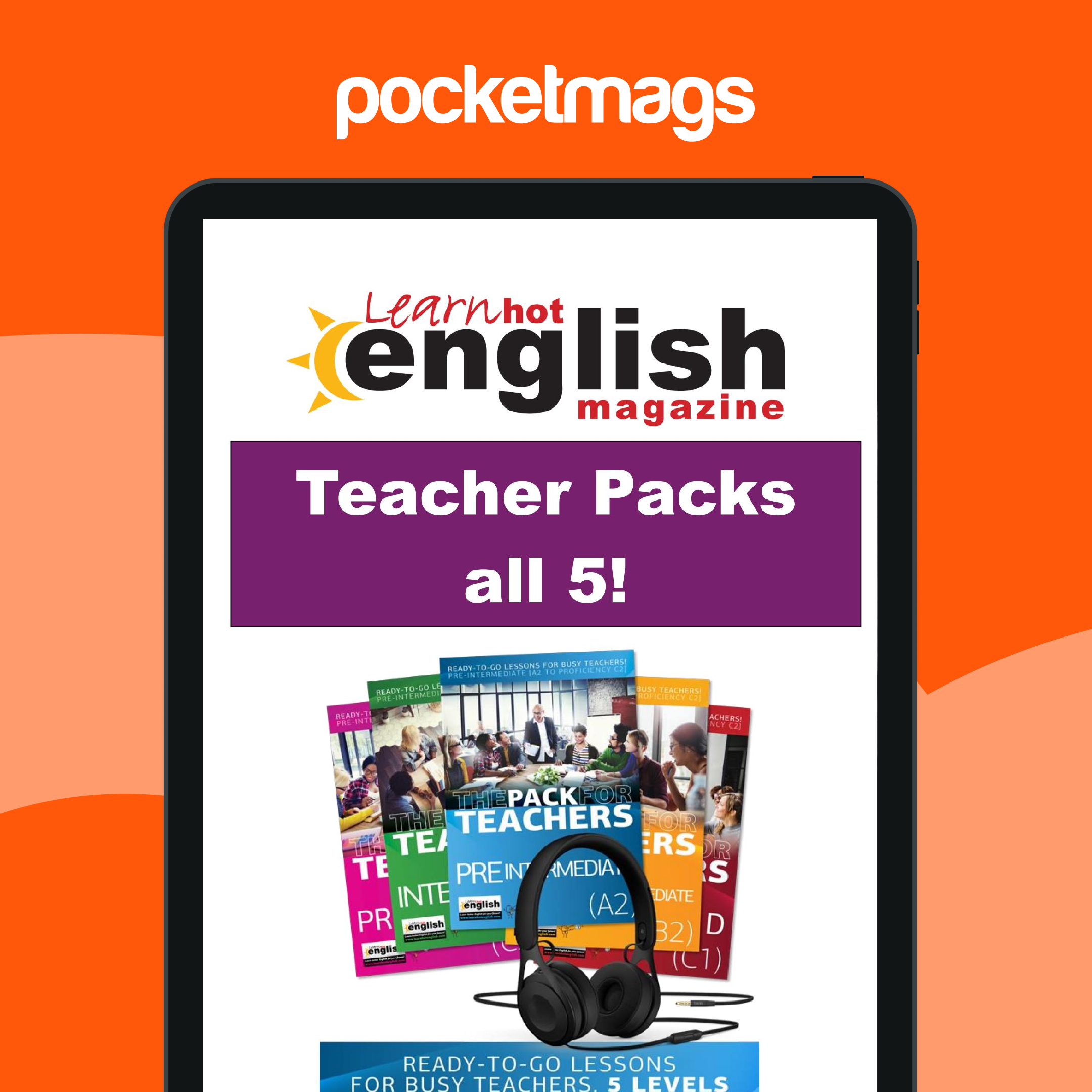 Learn Hot English Magazine - Teacher Packs all 5 Edición especial