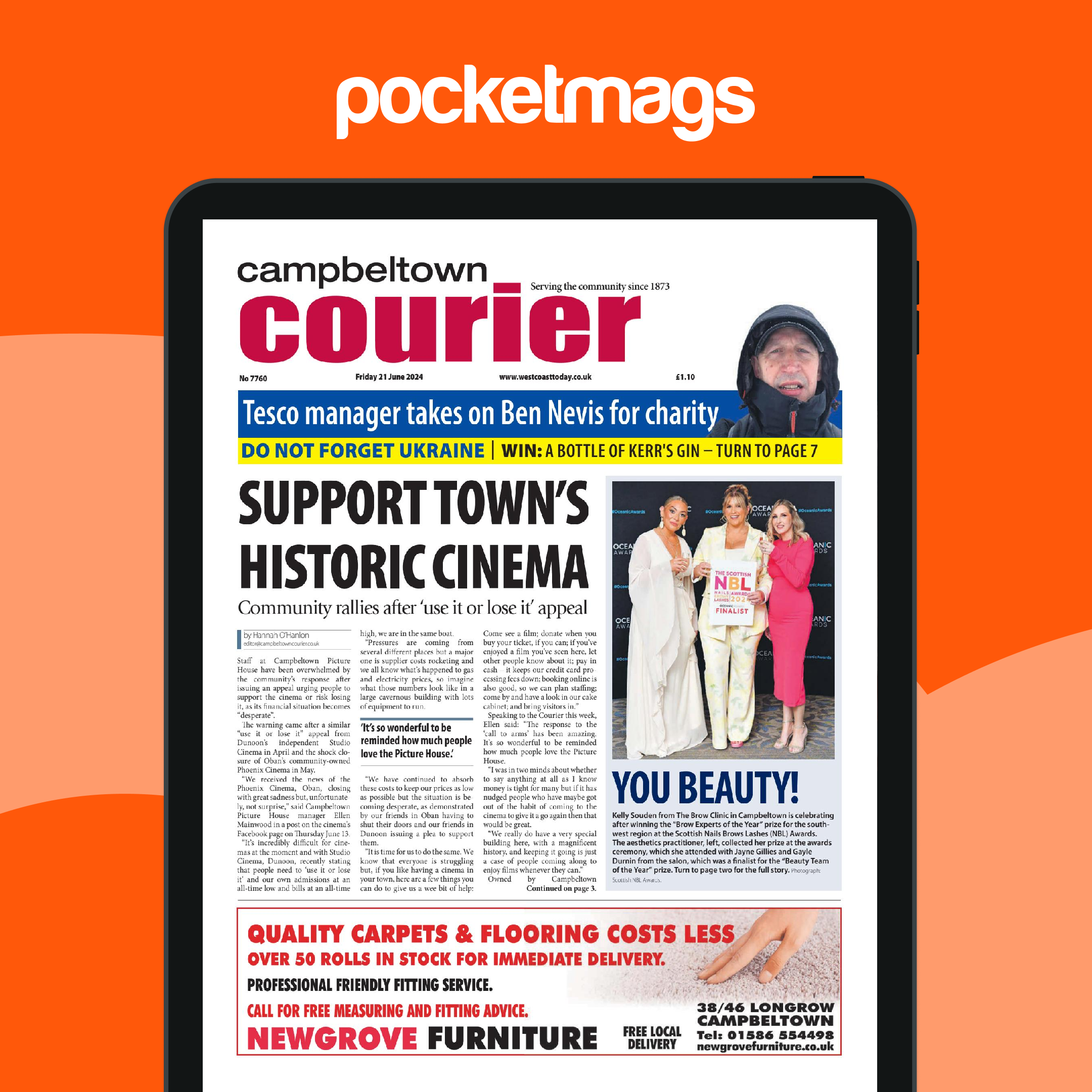 Campbeltown Courier Magazine - 21/06/2024 Back Issue