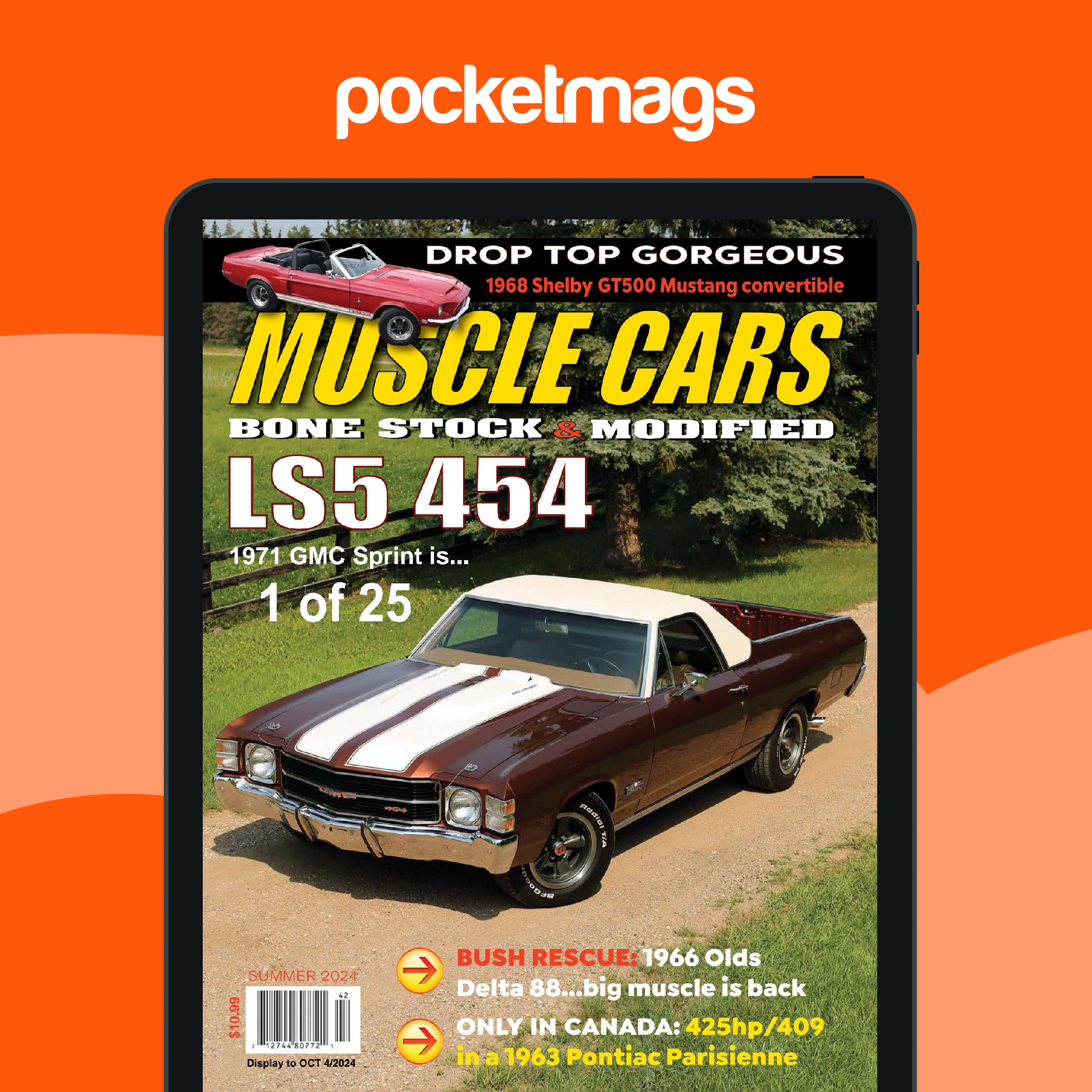 Muscle Cars Magazine Subscriptions and SUMMER 2024 Issue