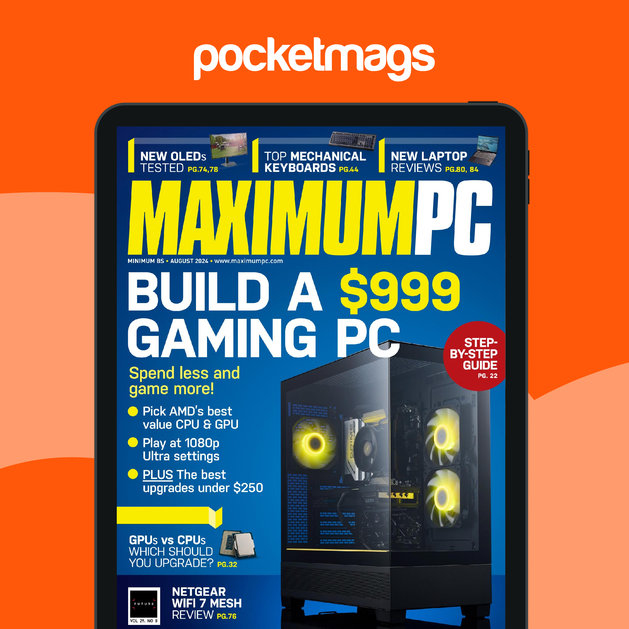 Maximum PC Magazine Subscriptions and August 2024 Issue