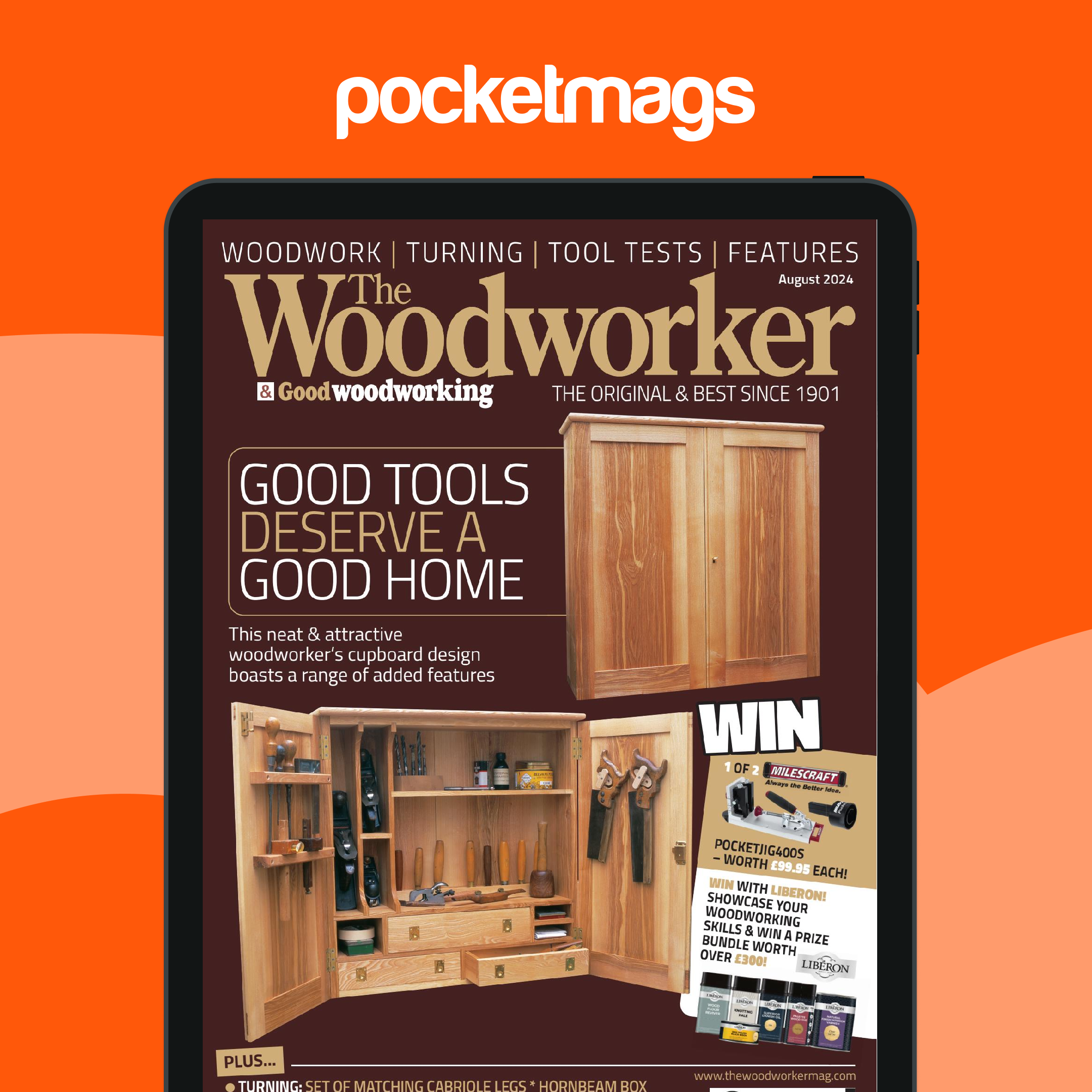 The Woodworker Magazine Subscriptions and Aug-24 Issue