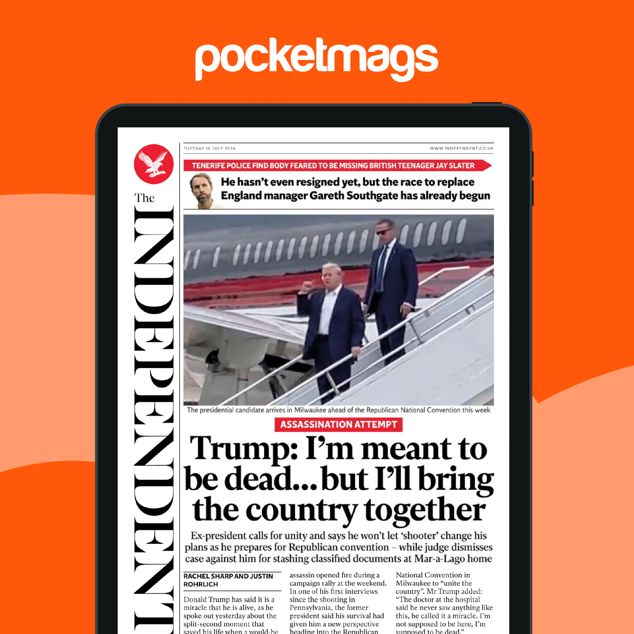The Independent Daily Edition Newspaper - Tuesday, July 16, 2024 ...