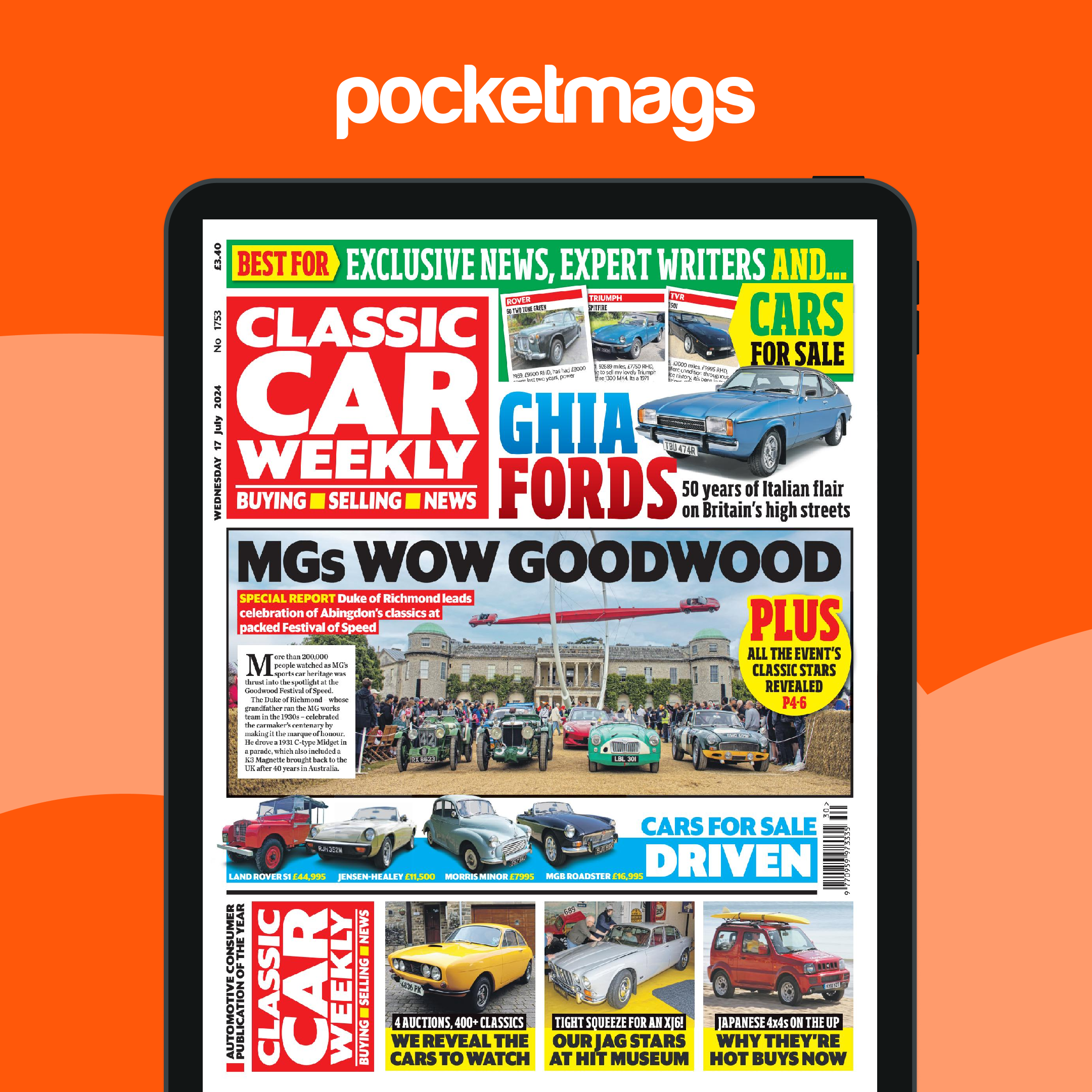 Classic Car Weekly Magazine - 17-Jul--2024 Edición anterior