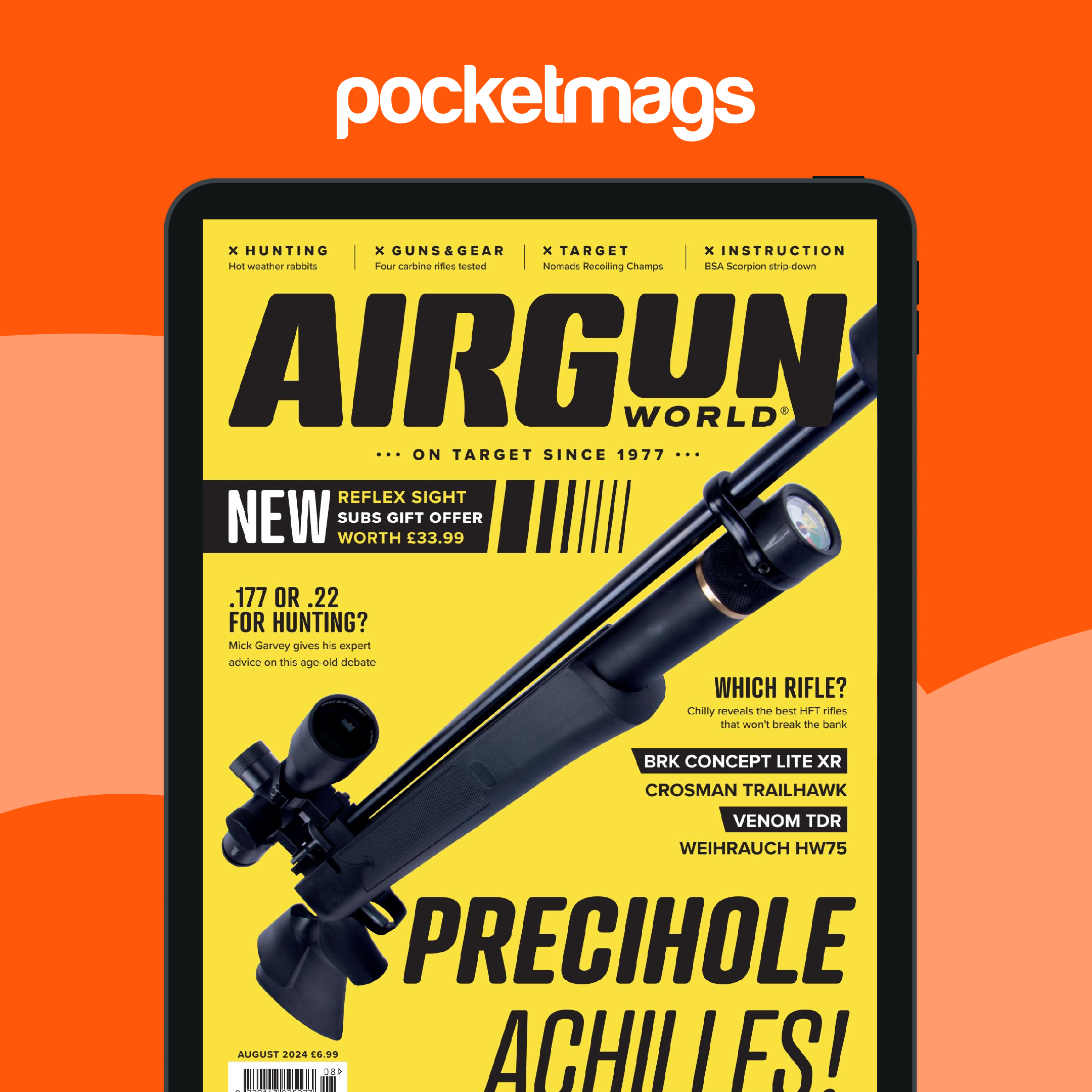 Airgun World Magazine Subscriptions and August 2024 Issue