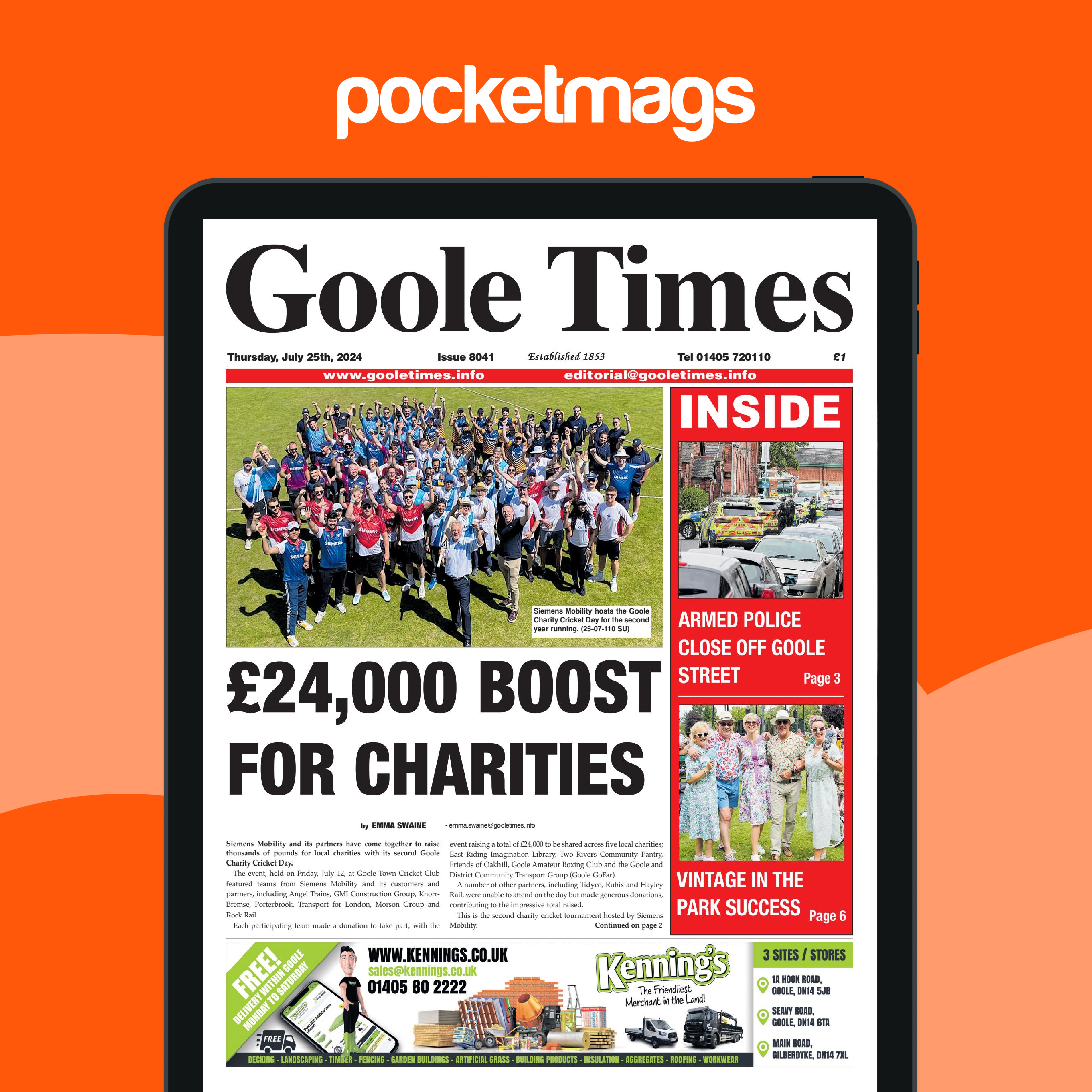 Goole Times Magazine - July 25th 2024 Back Issue