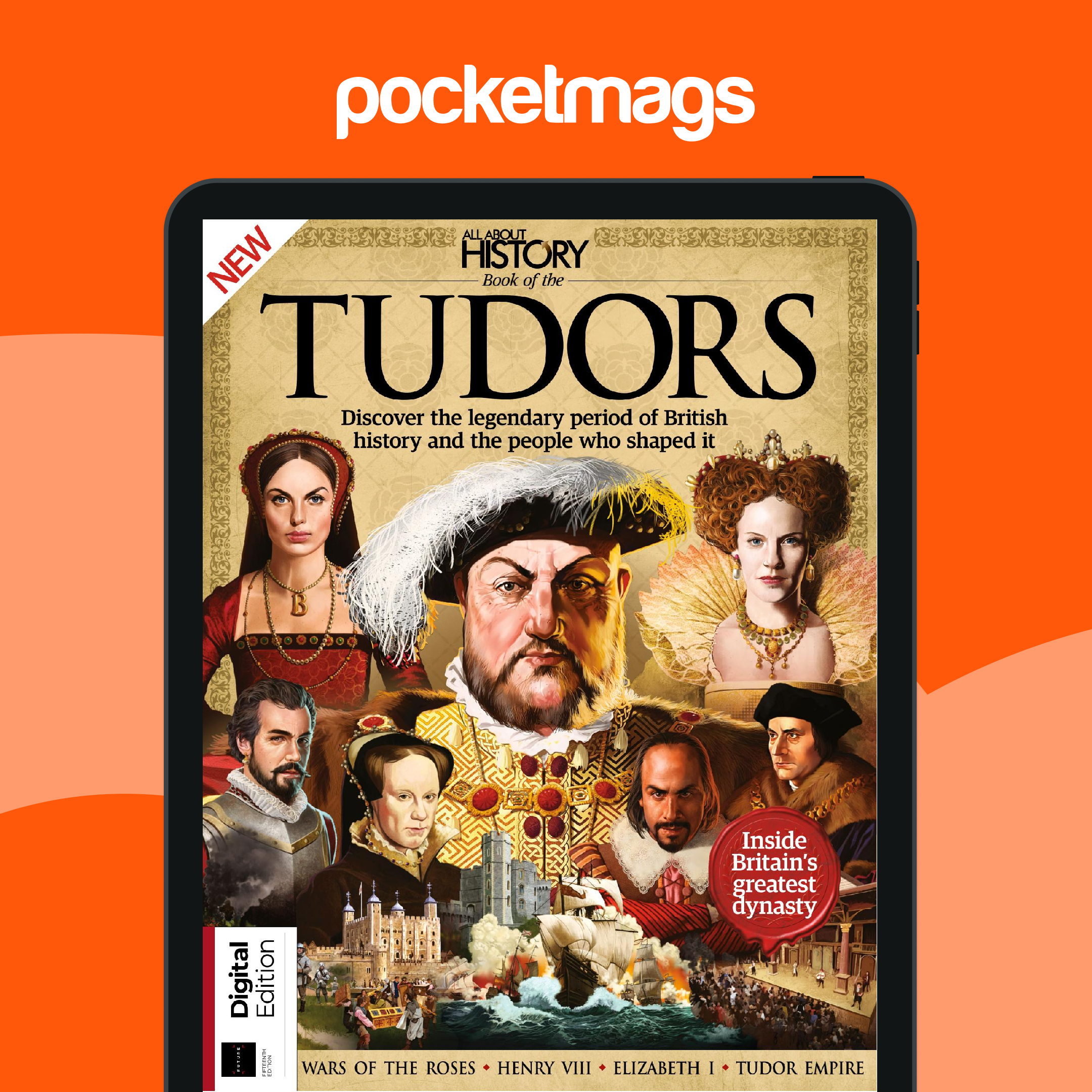About History Bookazine - All About History Book of Tudors Fifteenth ...