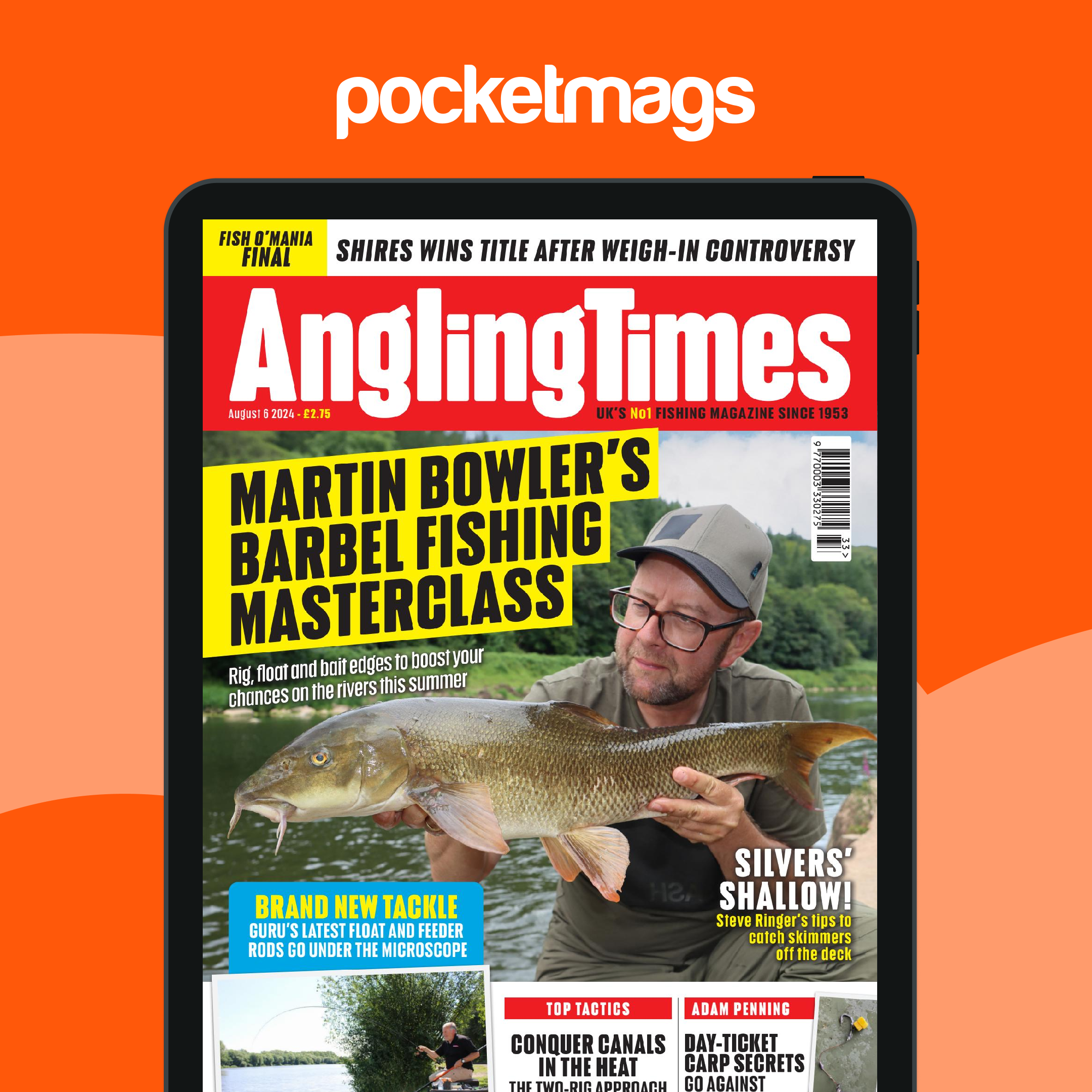 Angling Times Magazine Subscriptions and 6-Aug-2024 Issue