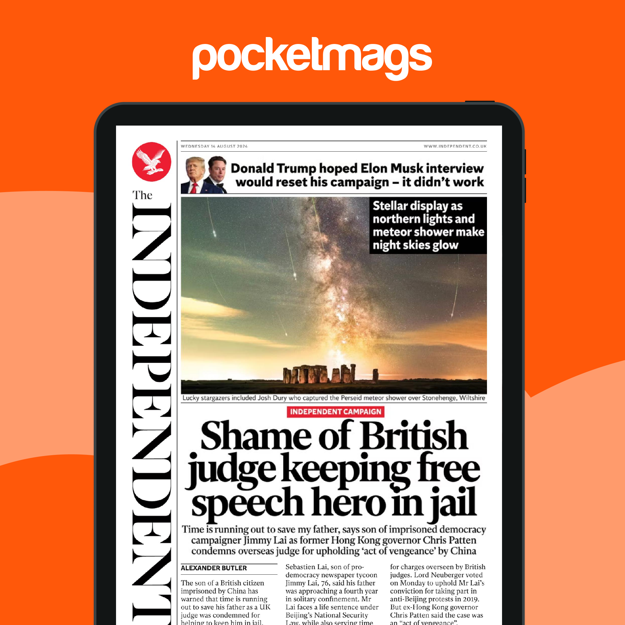 The Independent Daily Edition Newspaper - Wednesday, August 14, 2024 ...