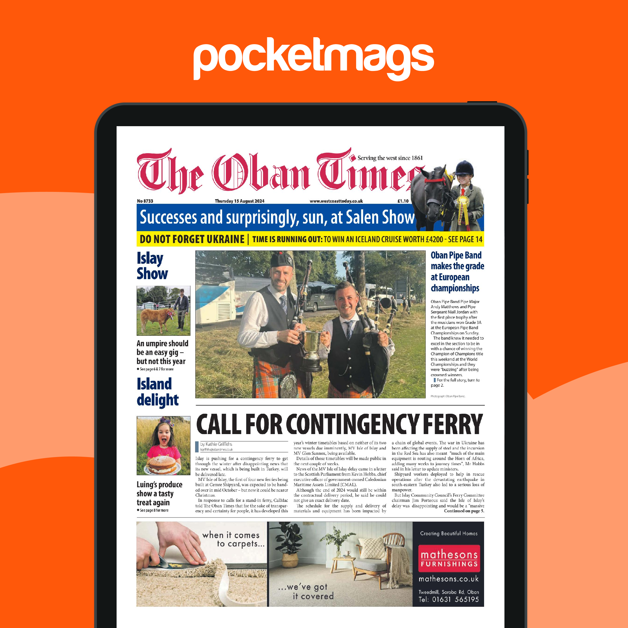 The Oban Times & Lochaber Times Magazine - Thursday, August 15, 2024 ...