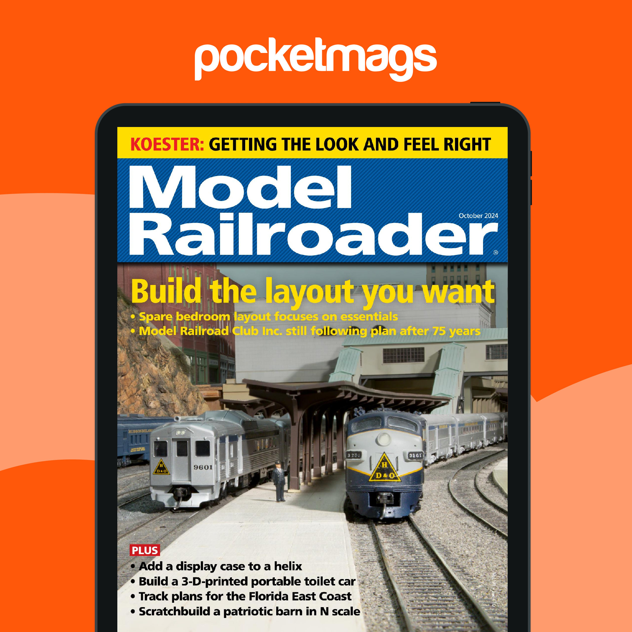 Model Railroader Magazine Subscriptions and October 2024 Issue