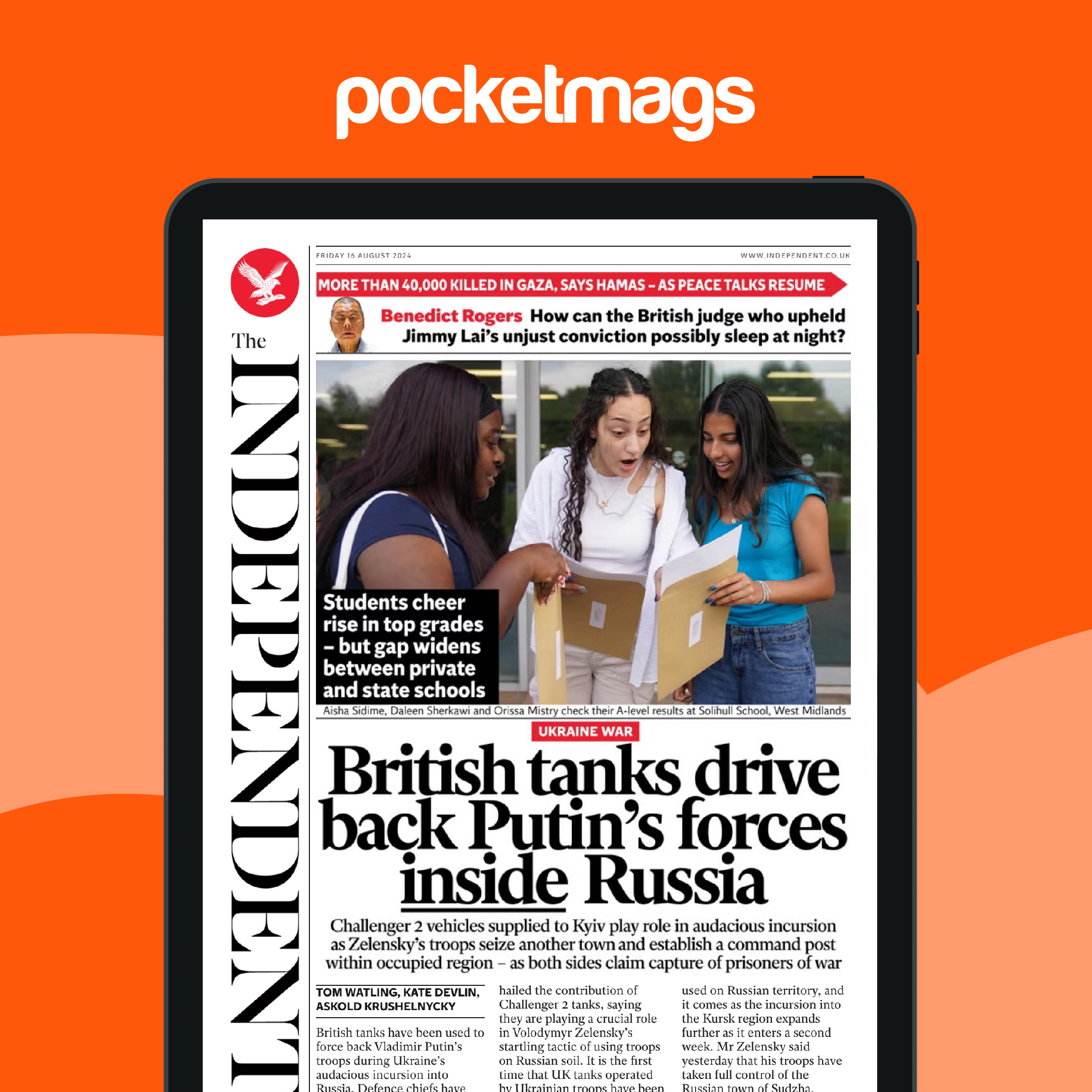 The Independent Daily Edition Newspaper - Friday, August 16, 2024 ...