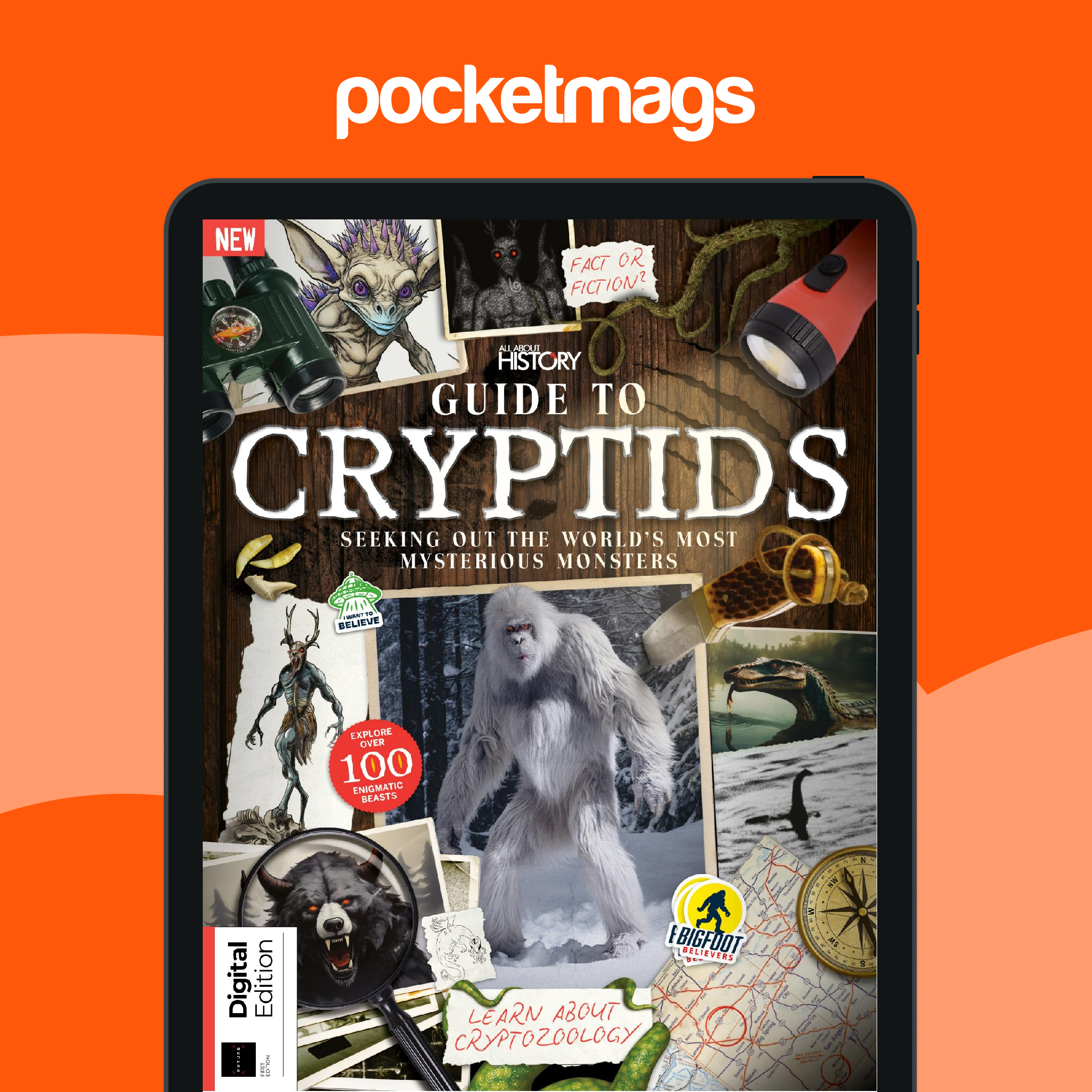About History Bookazine - All About History Guide to Cryptids First Edition Back Issue