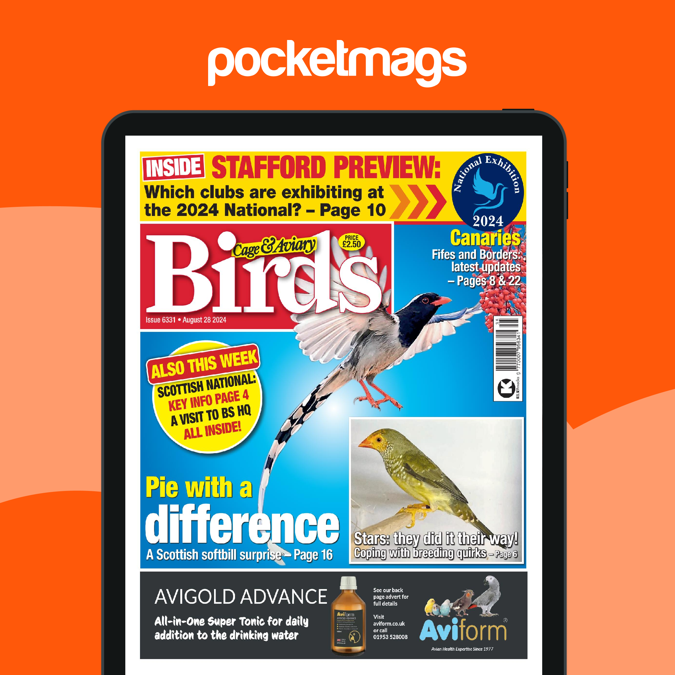 Cage & Aviary Birds Magazine - 28-Aug-24 Back Issue
