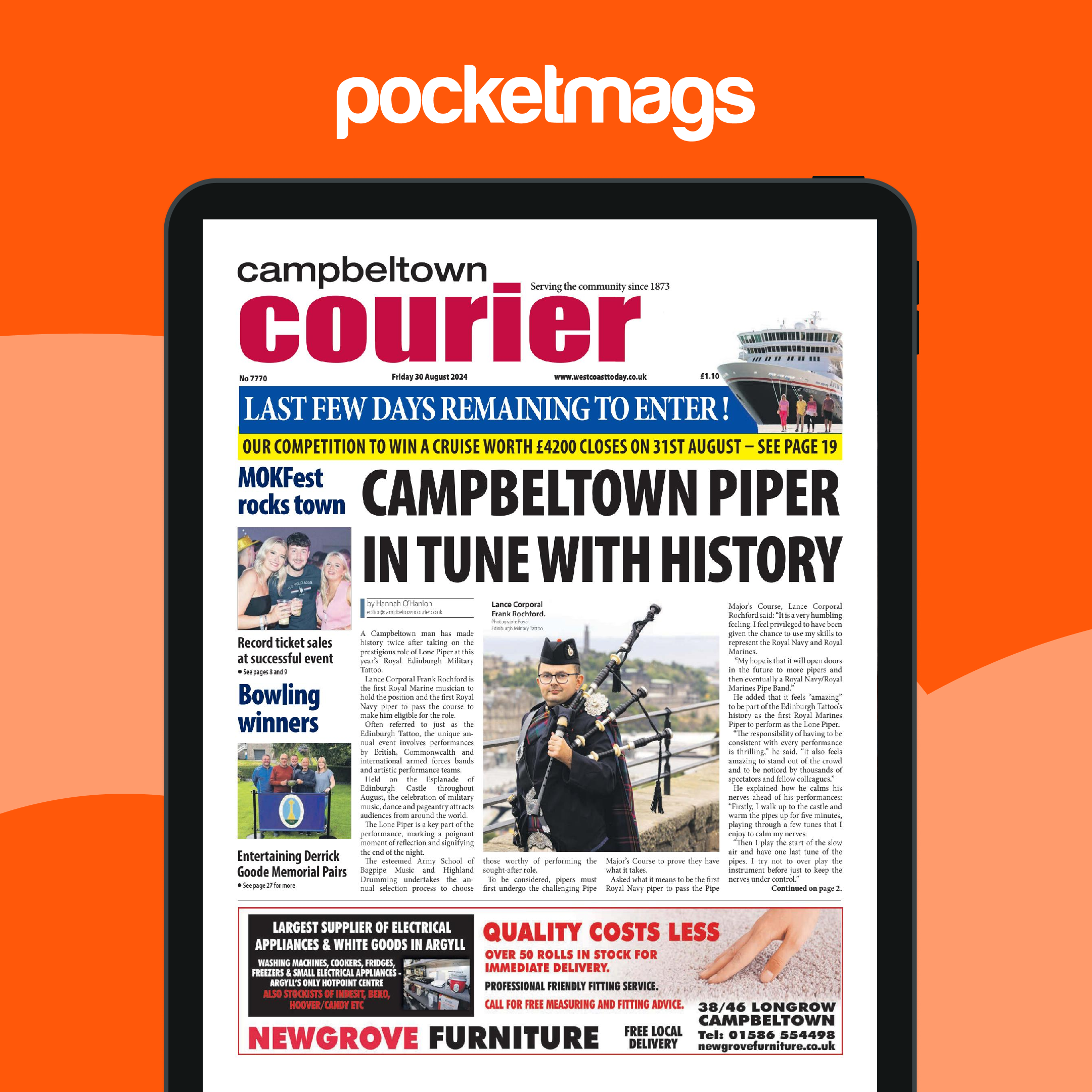 Campbeltown Courier Magazine - 30/08/2024 Edición anterior