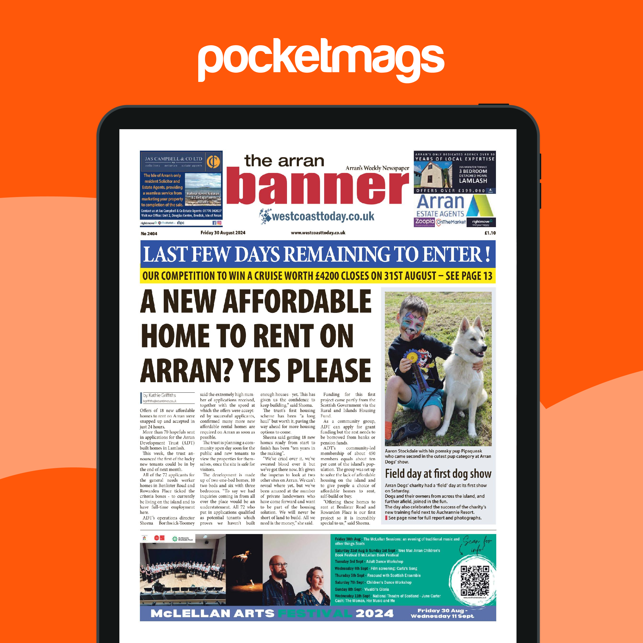Arran Banner Magazine - 30/08/2024 Back Issue