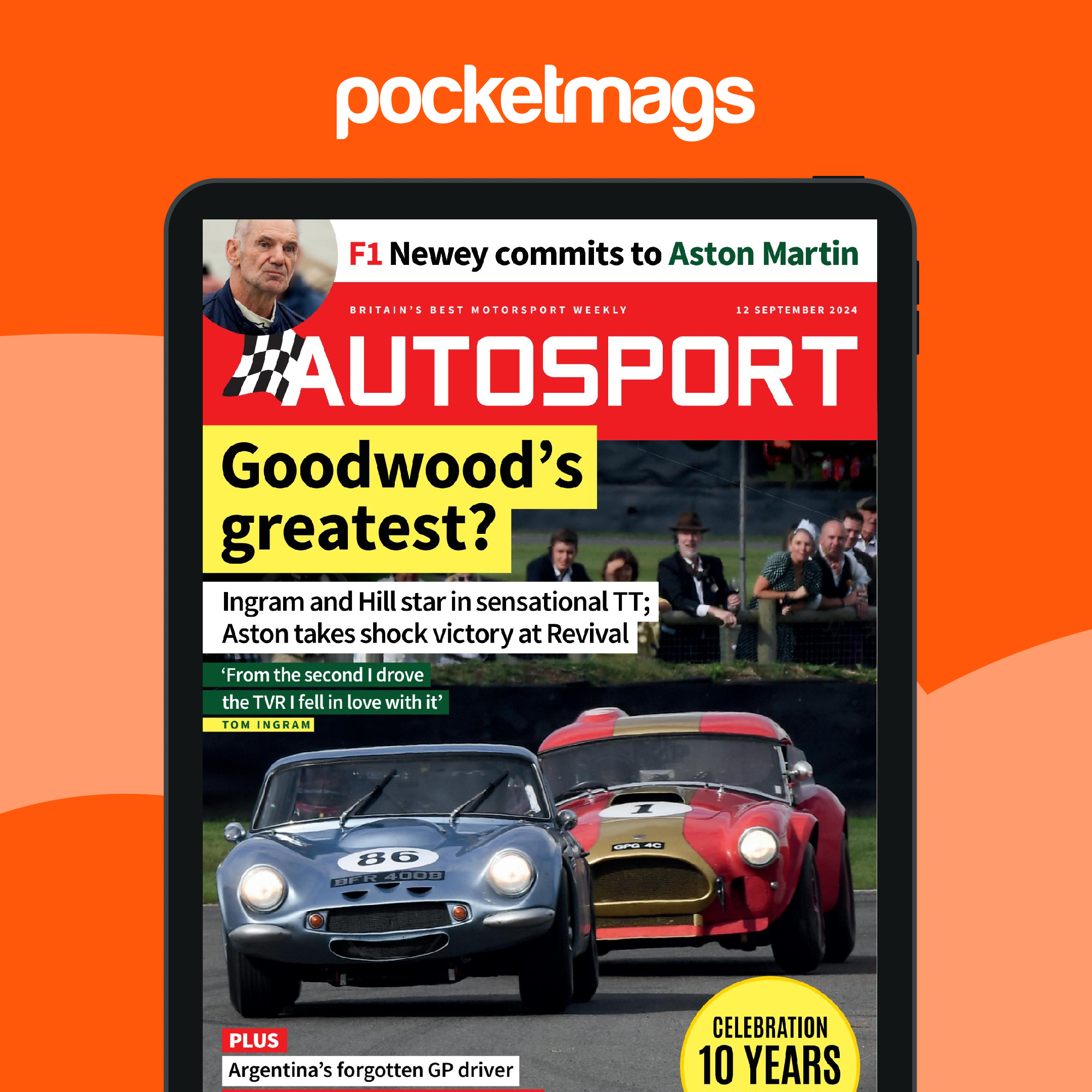 Autosport Magazine Subscriptions and 12 Sep 2024 Issue