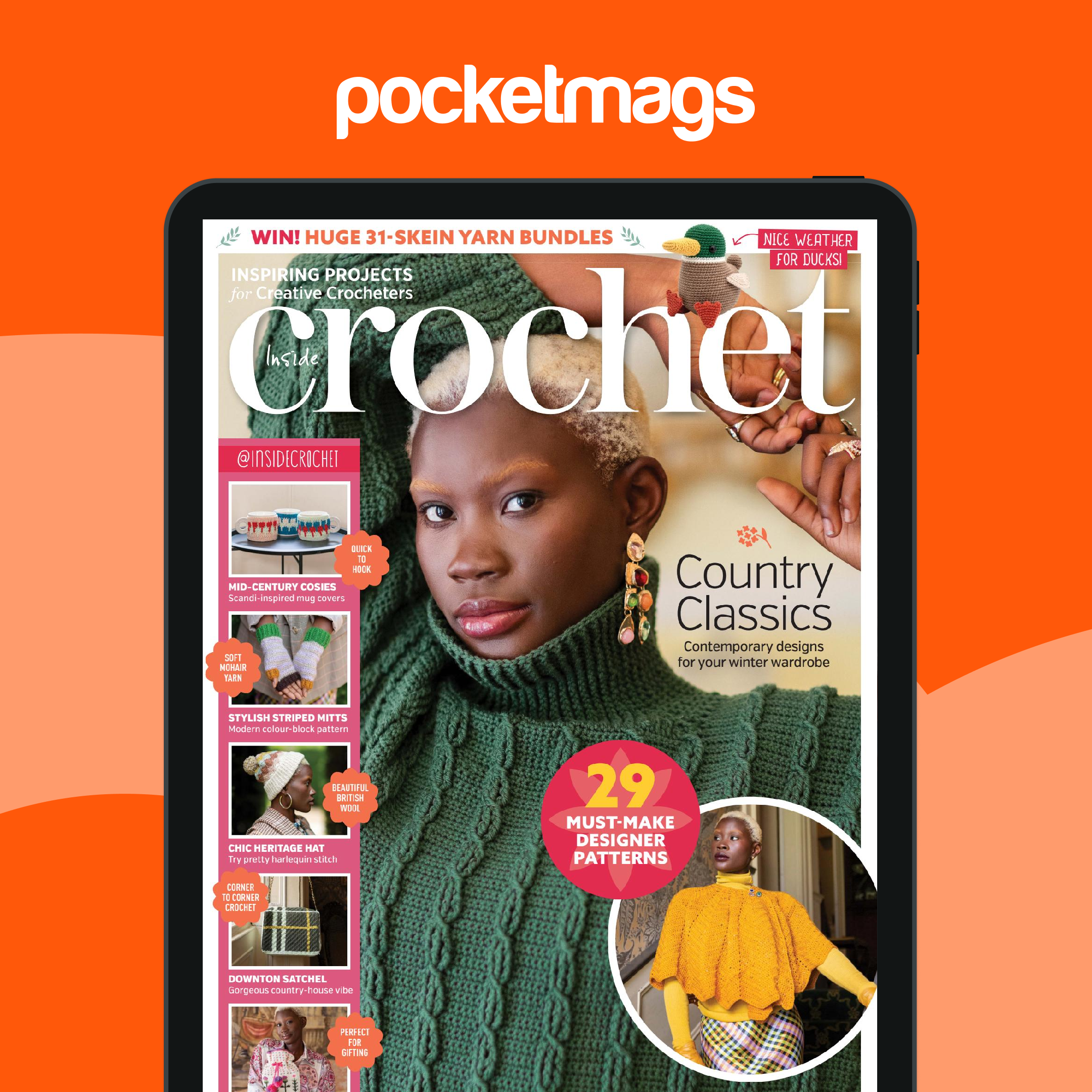 Inside Crochet Magazine Subscriptions and Issue 172 Issue