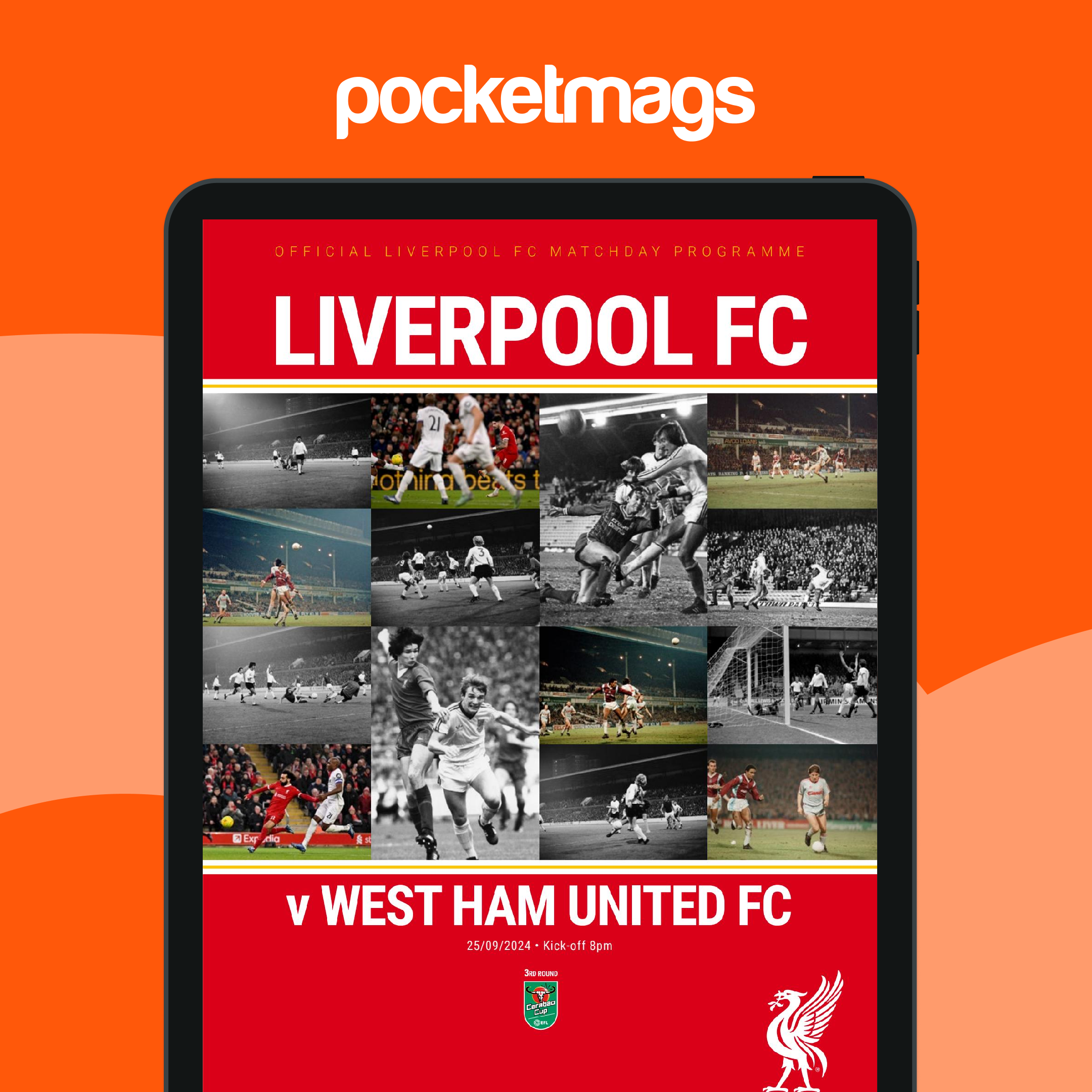 Liverpool FC Programmes - vs West Ham United CC 24/25 Edición anterior