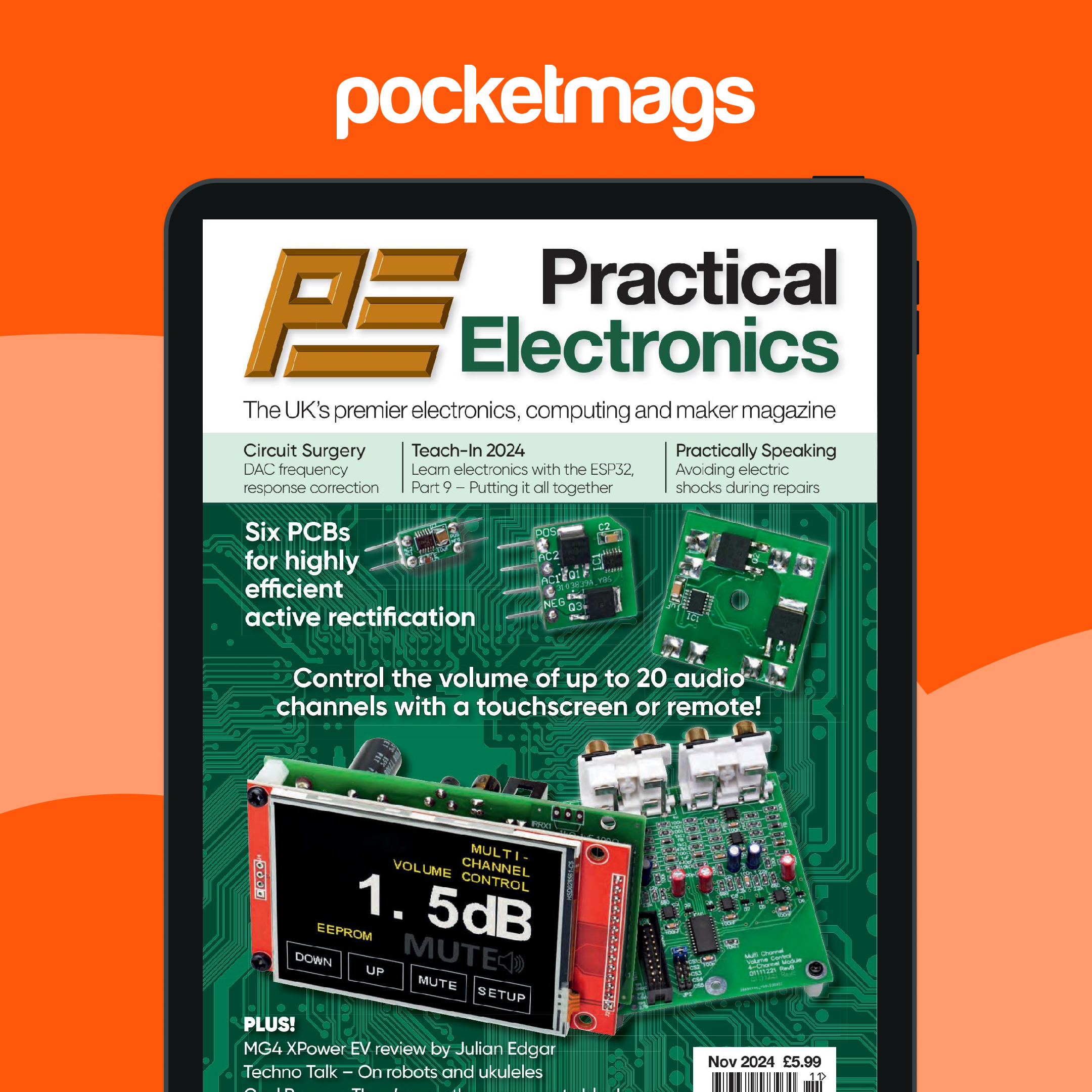 Practical Electronics Magazine Subscriptions and November 2024 Issue