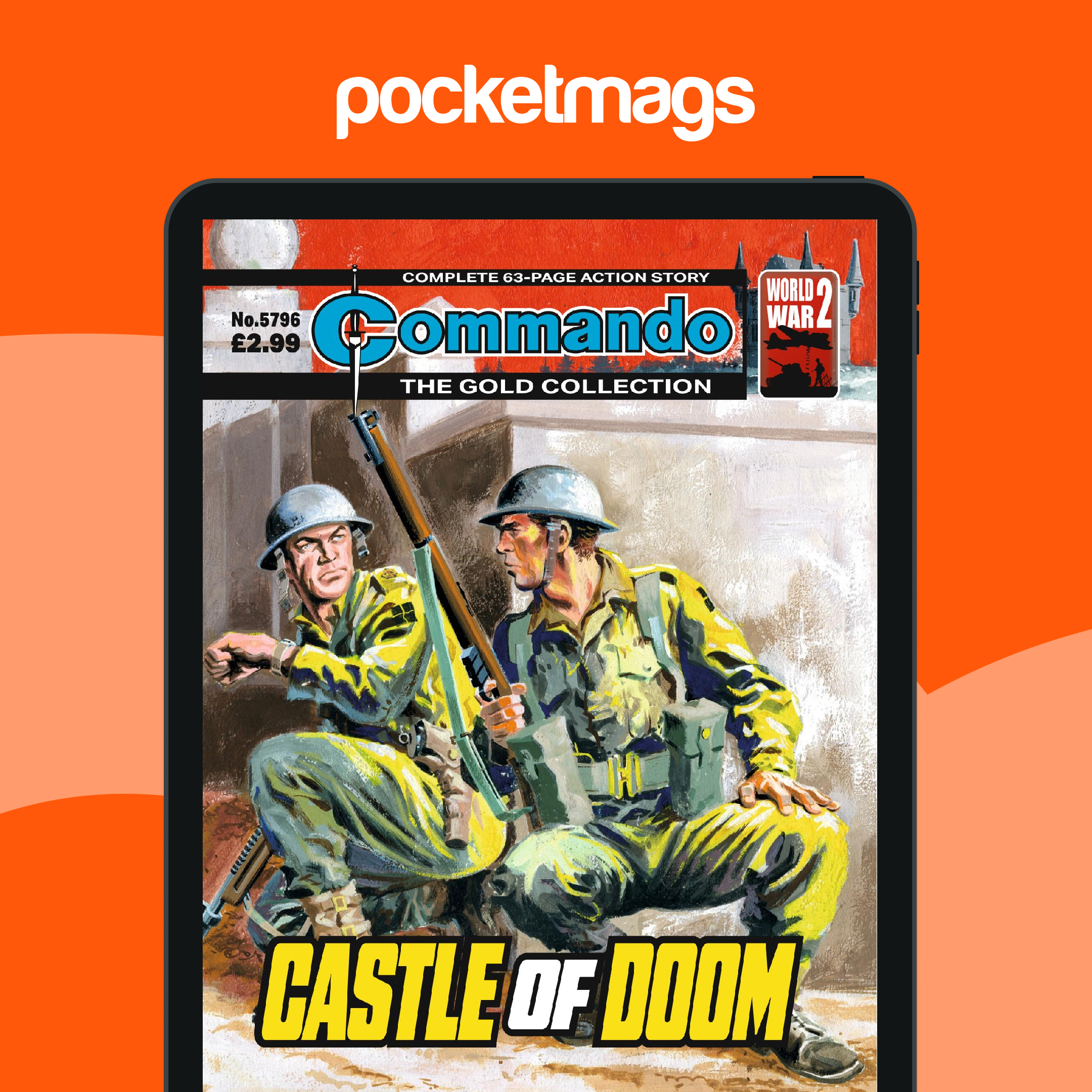 Commando Magazine - 5796 Back Issue