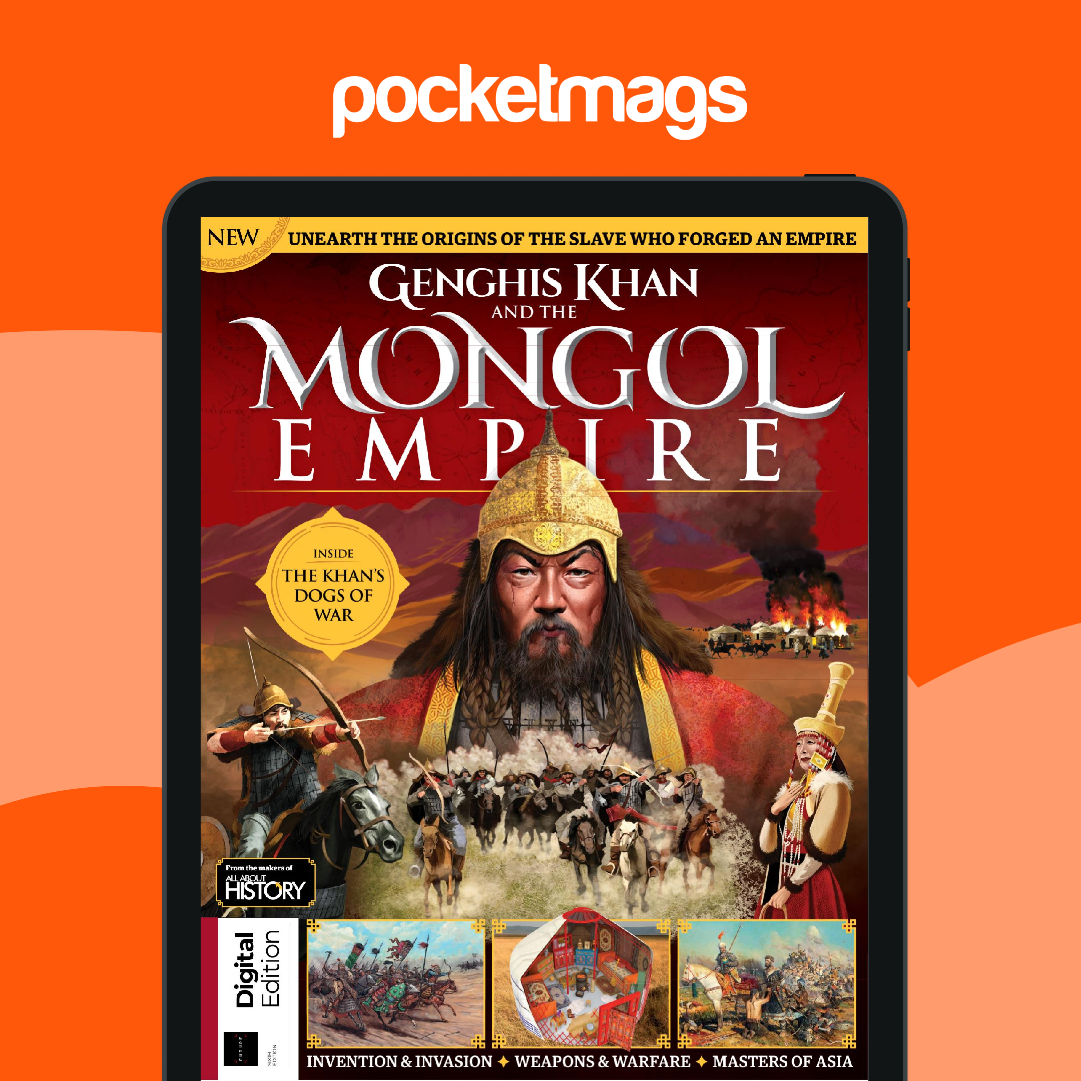 About History Bookazine - All About History Mongol Empire Sixth Edition ...