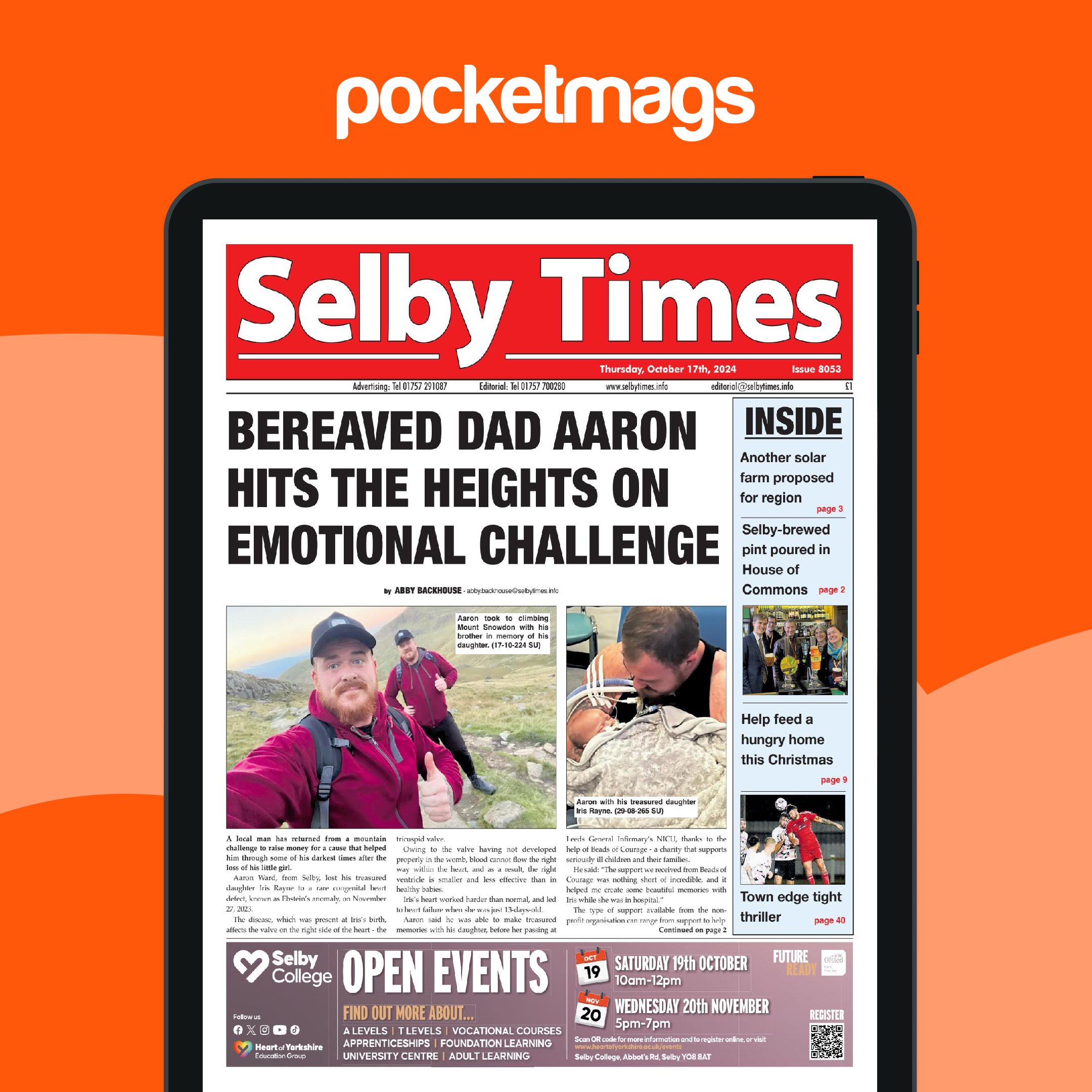 Selby Times Magazine - October 17th 2024 Back Issue